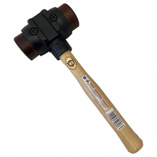 RAWHIDE SPLIT HEAD HAMMER, SIZE 5 - Grainger