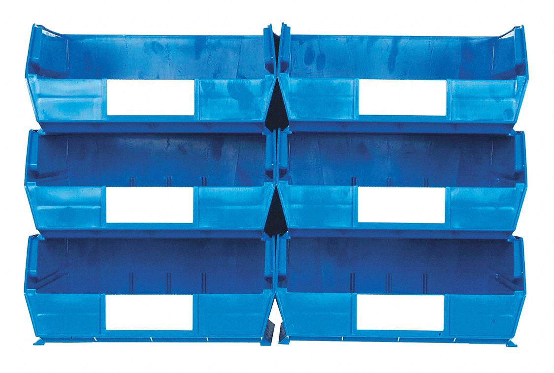 LOCBIN HANGING BIN 10-7/8"L BLUE WALL SYSTEM - Hang and Stack Bins ...