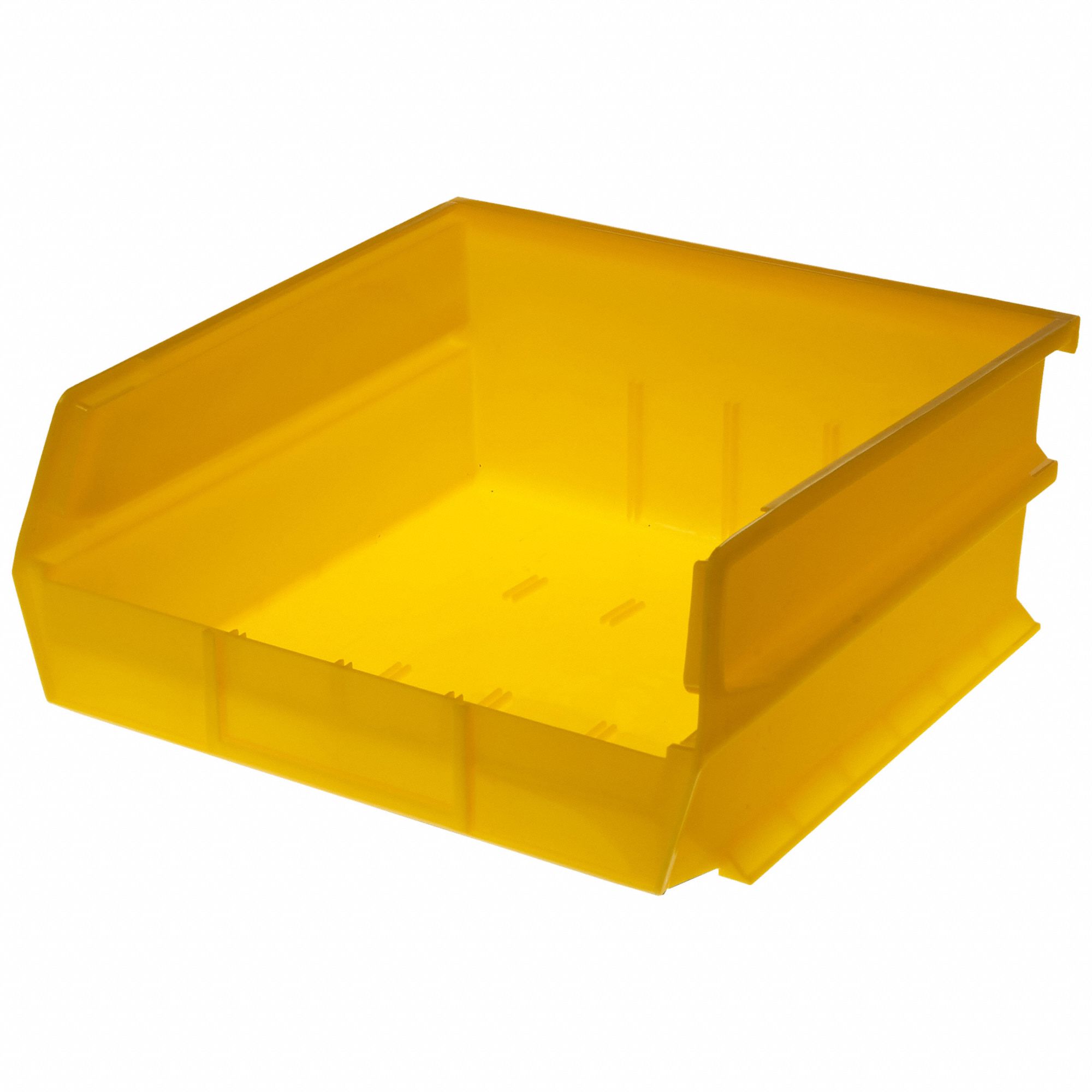 TRITON PRODUCTS HANG/STACK BIN,YELLOW,55 LB CAPACITY,PK6 - Giant Hopper ...