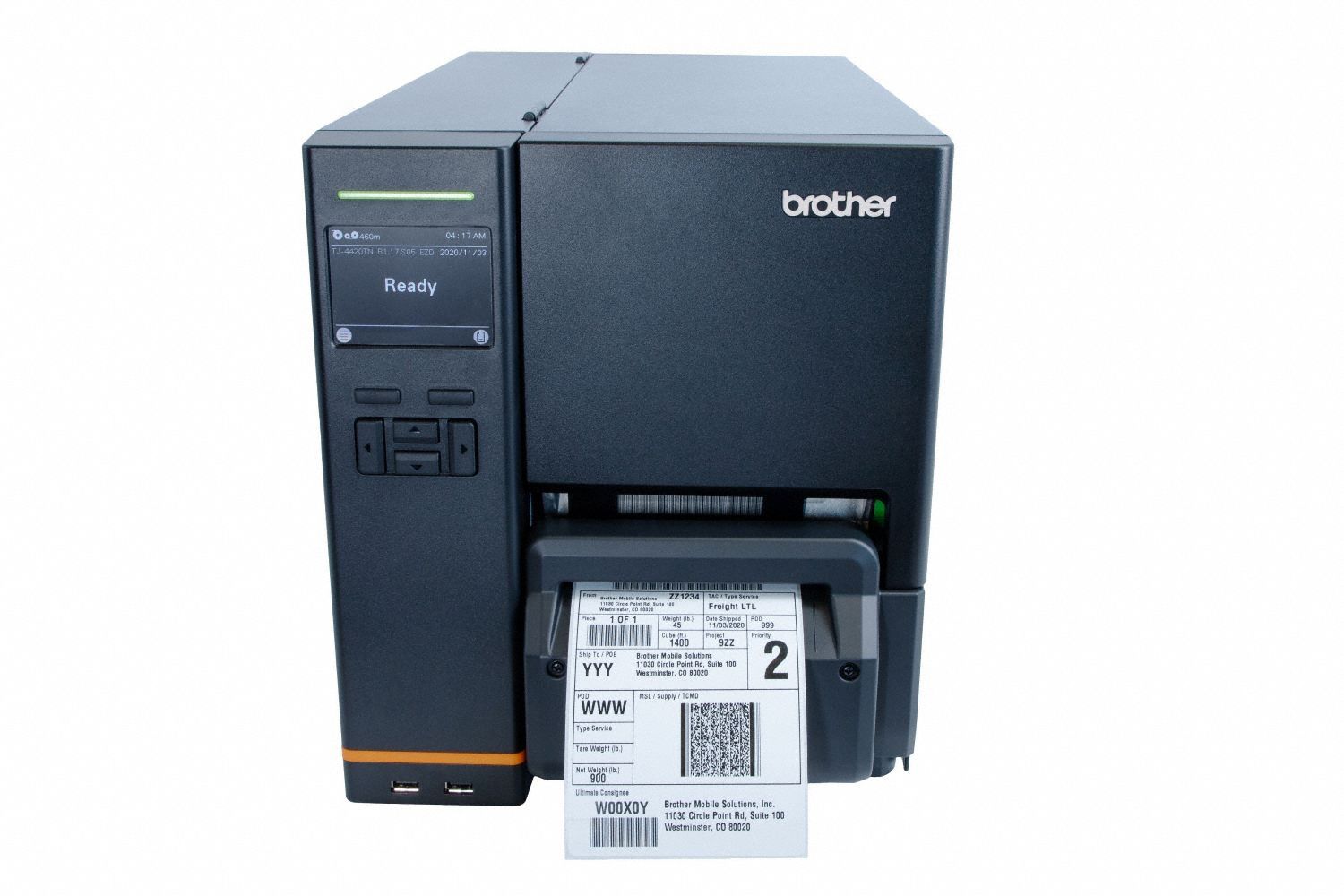 BROTHER, Direct Thermal/Thermal Transfer, Titan 4520TN, Label Printer ...