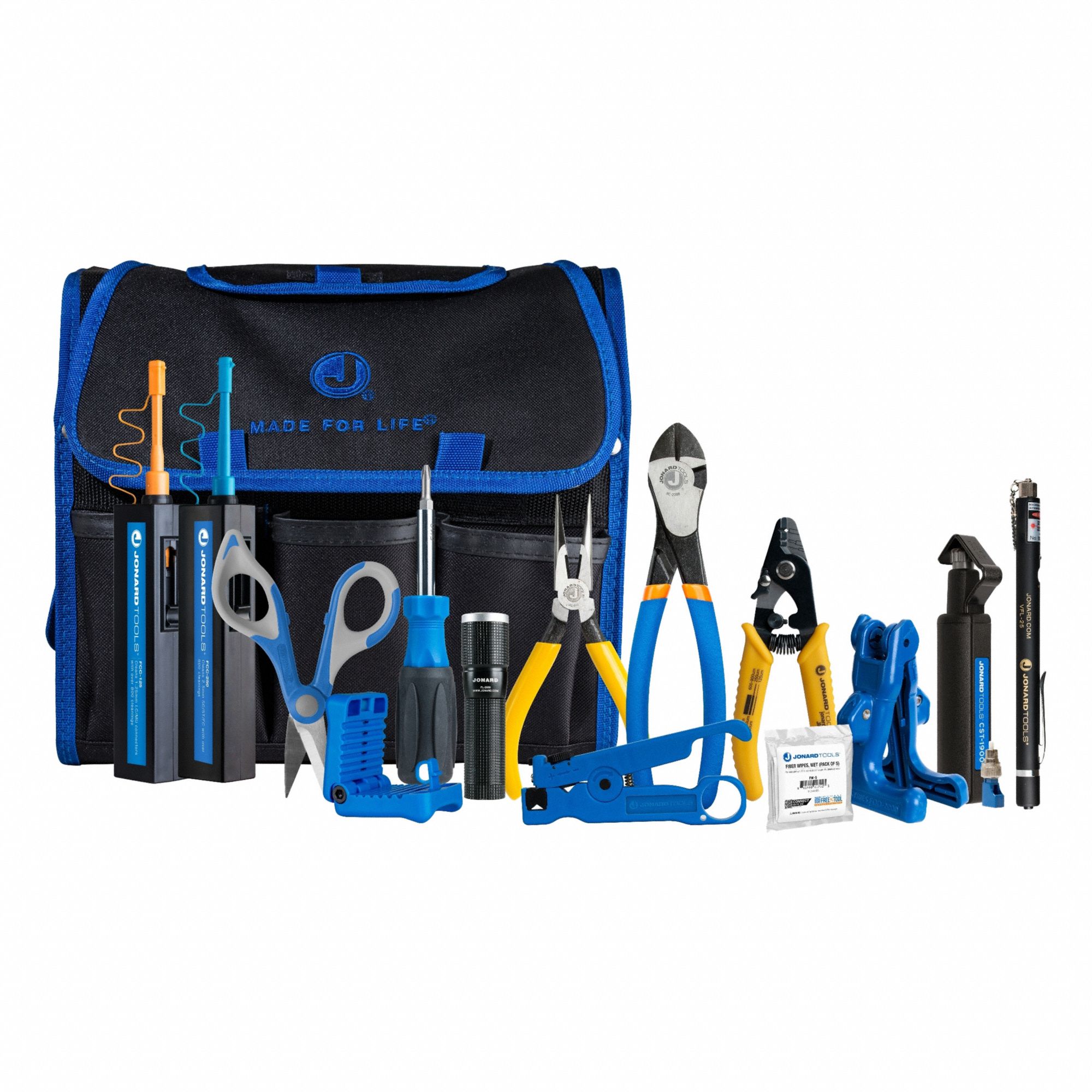 JONARD TOOLS, 15 Pieces, FC/SC/ST, Fiber Preparation Kit - 54DV96|TK ...