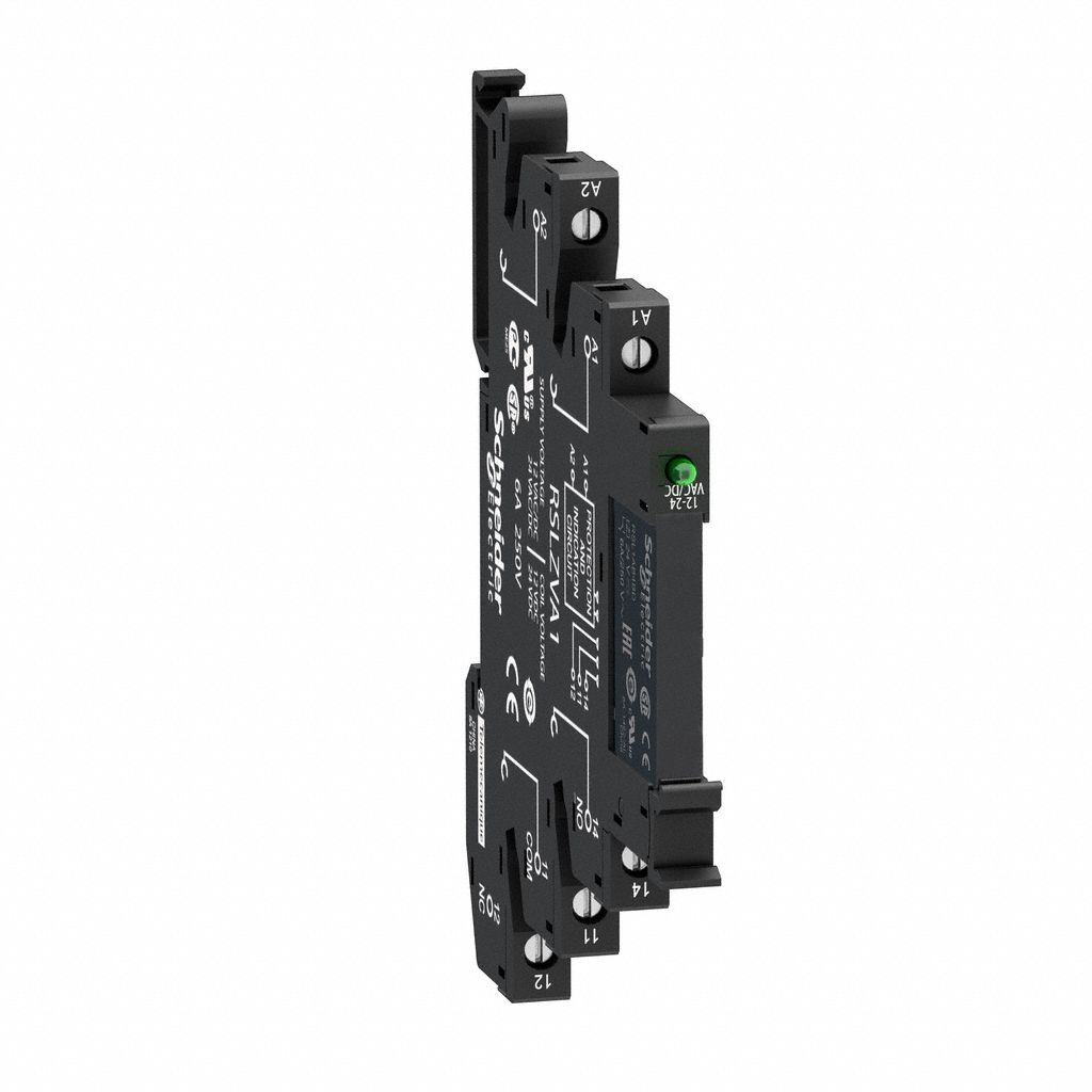 SCHNEIDER ELECTRIC SLIM INTERFACING PLUG-IN RELAY,24V DC - Slim ...