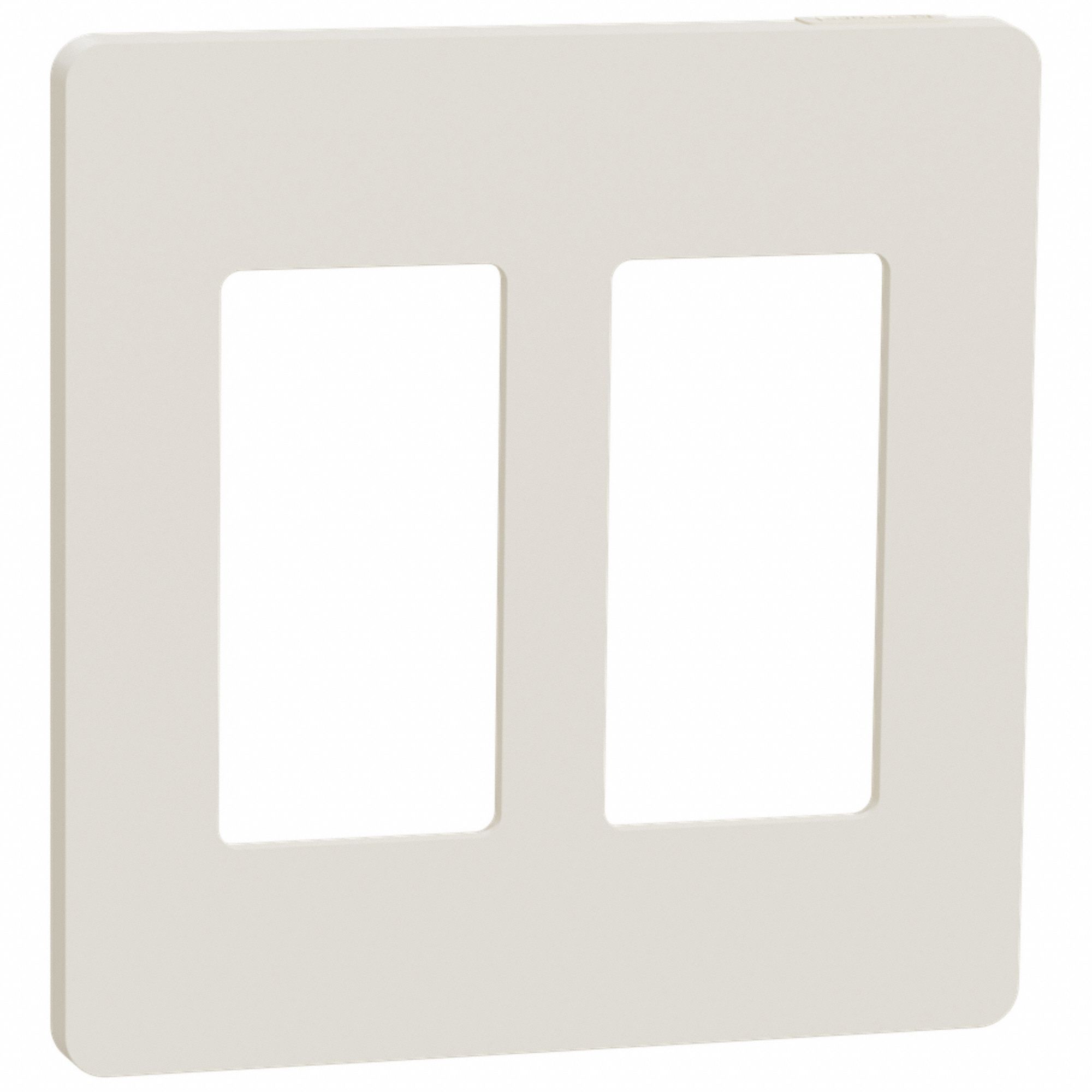 SQUARE D WALL PLATE,LIGHT ALMOND,PLASTIC,2 GANGS - Electrical Wall ...