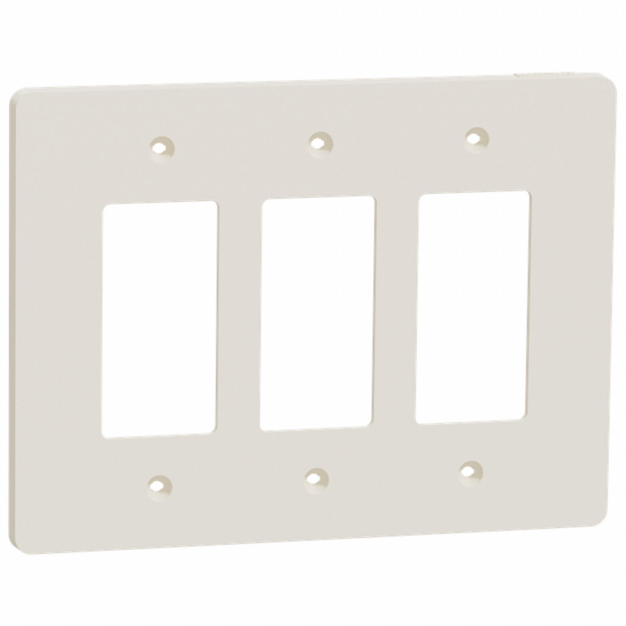 SQUARE D COVER FRAME/WALL PLATE, PLASTIC, 6.93 IN W X 5.2 IN H X 0.28 ...