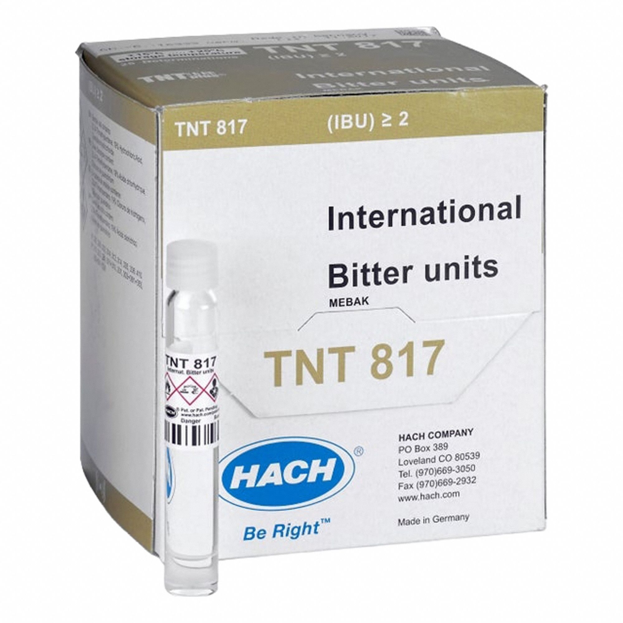 HACH, TNT817, 1, Vial Test - 897ZF6|TNT817 - Grainger