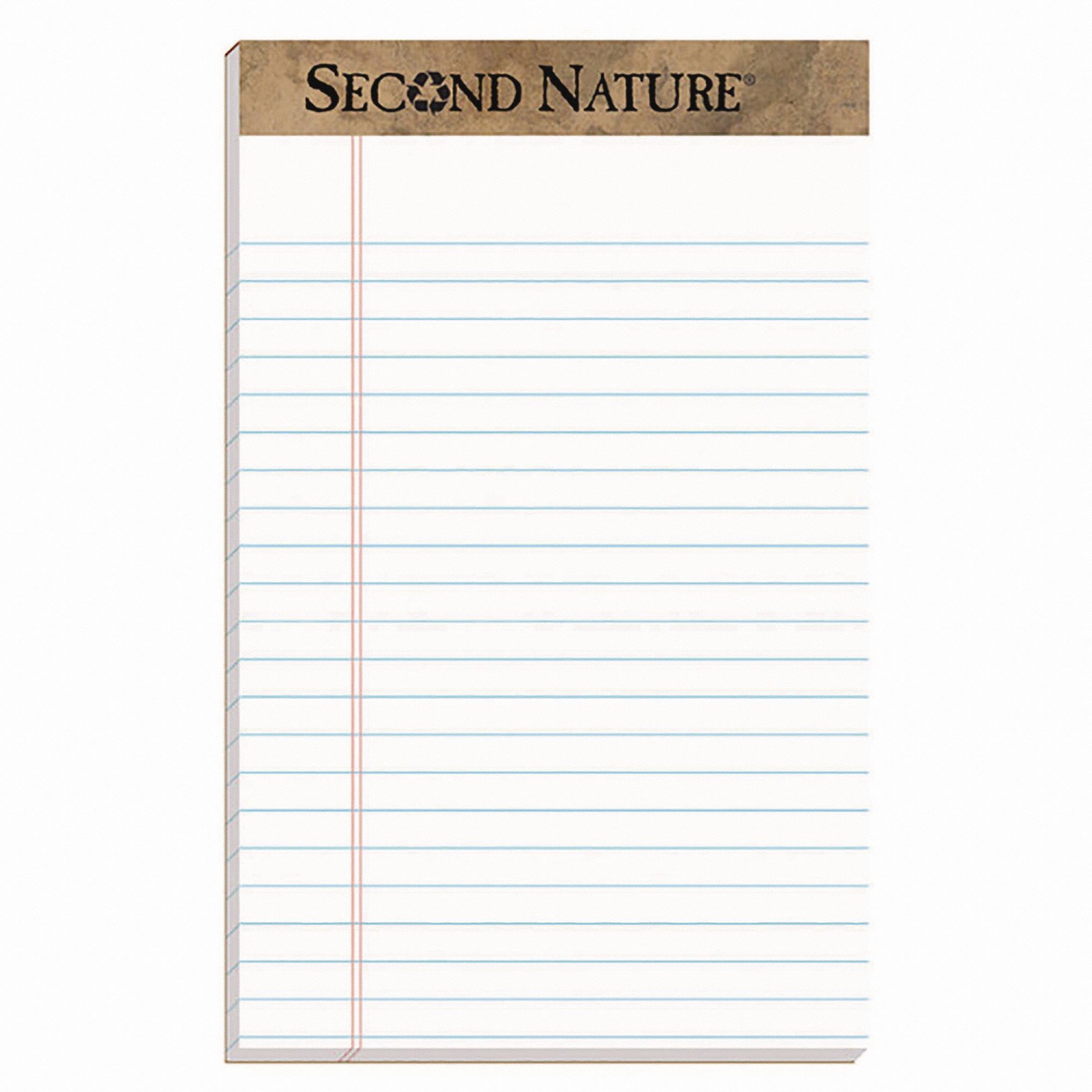 TOPS, 5 in x 8 in Sheet Size, Narrow, Notepad - 35X007|TOP74830 - Grainger