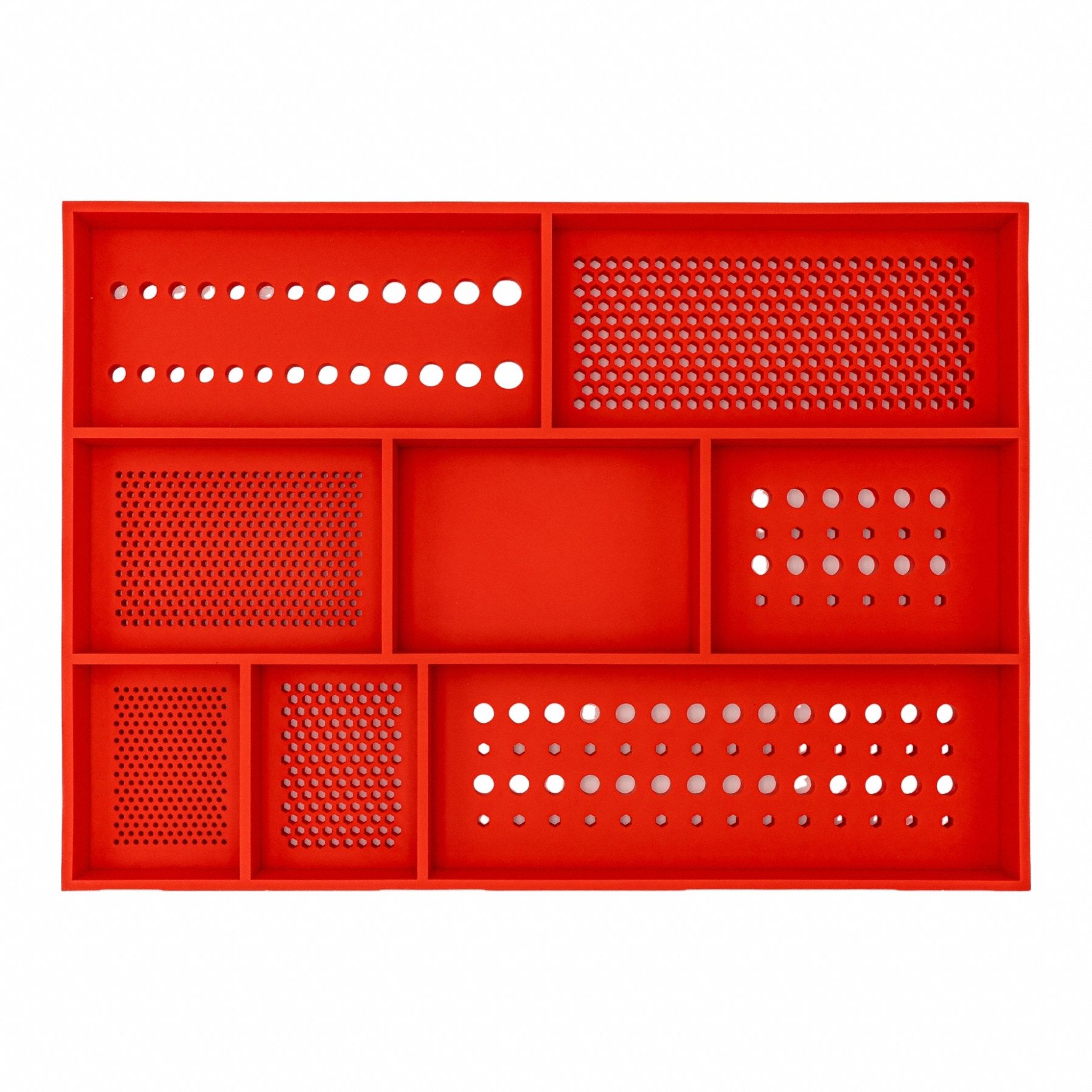 BOLTSTER, Red, 16 in Overall Wd, Silicone Fastener Organizer - 902ZE6 ...