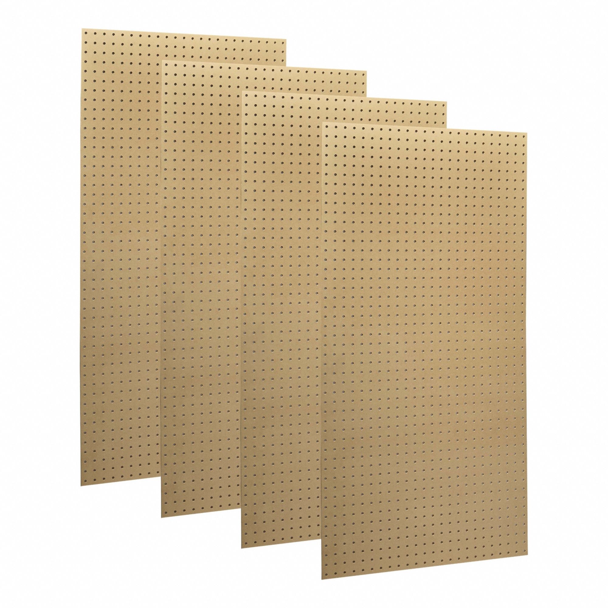 TRITON PRODUCTS, Round, 1/4 in Peg Hole Size, Stationary Pegboard Panels - 840ZF7|TPB-4N - Grainger