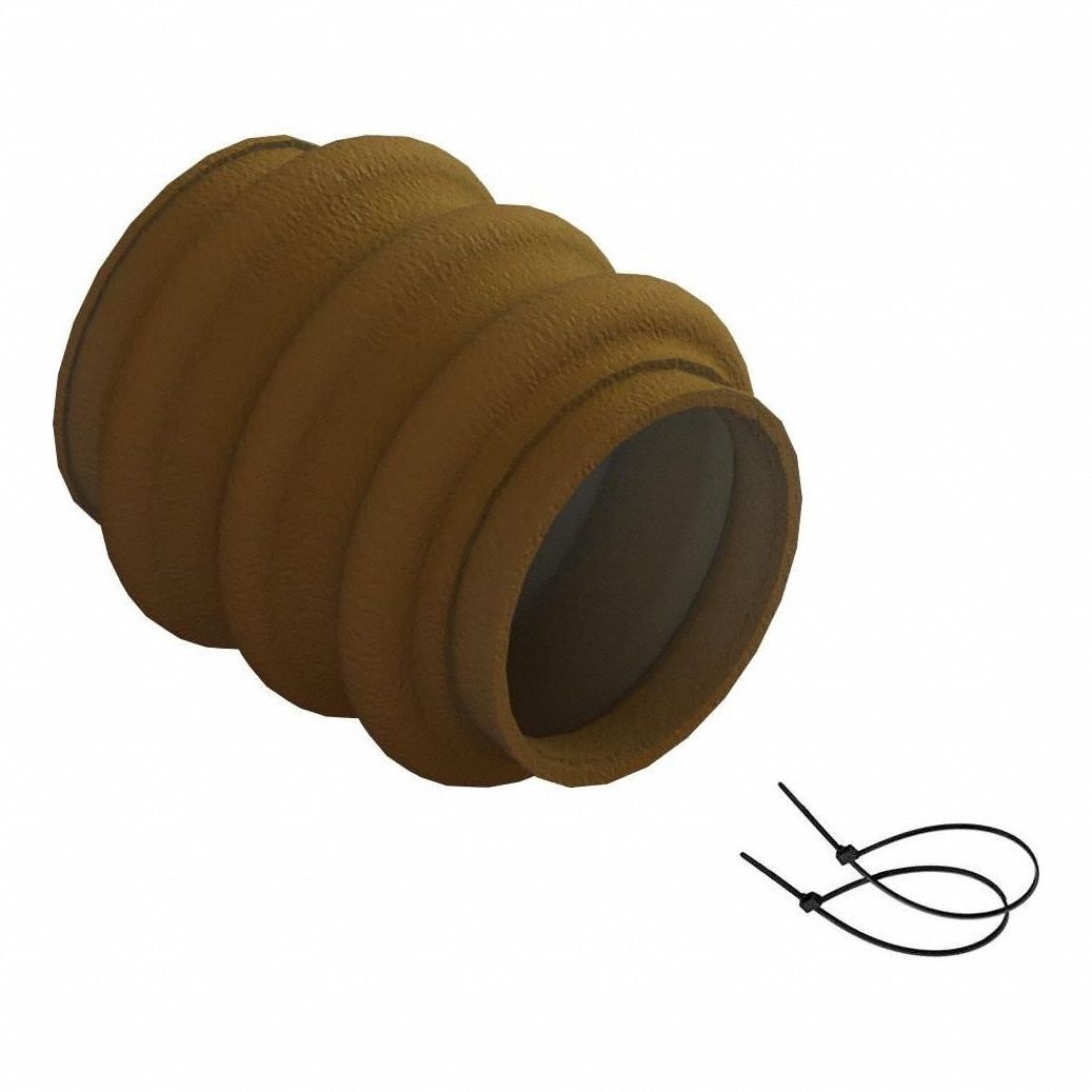 BELDEN, 1250 Coupling Size, 1 1/4 in Boot Inside Dia (in), Silicone ...