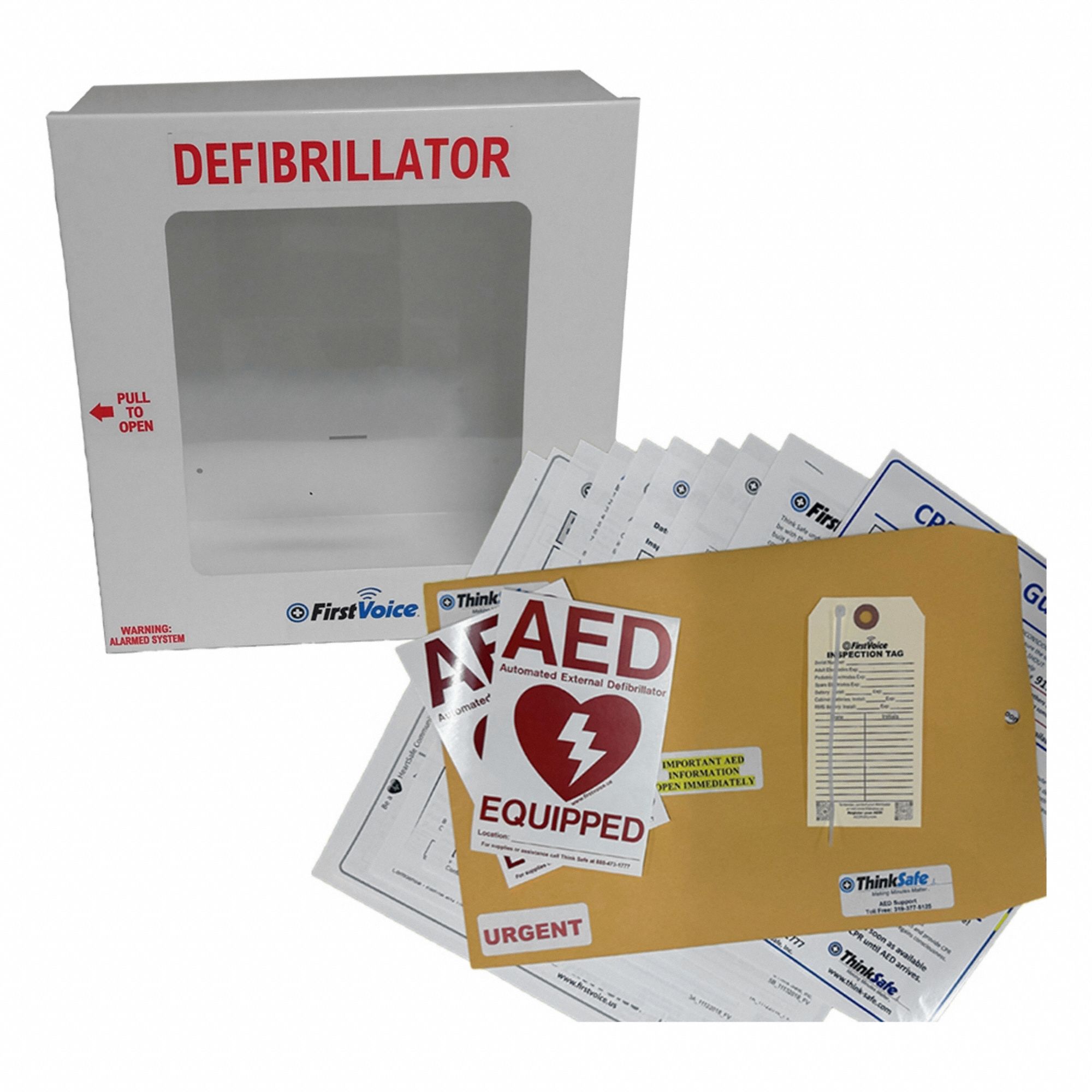 Defibrillator Storage Cabinet, Alarm Included, Defibrillator Storage ...