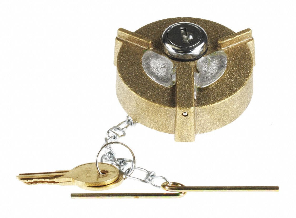 COOLING DEPOT FUEL CAP, VENTED, LOCKING, SAFETY CHAIN AND CROSSBAR ...
