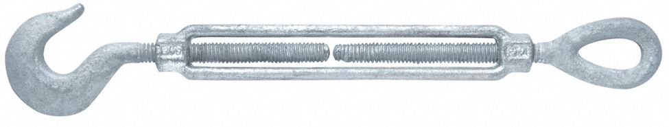 PEERLESS CHAIN, Carbon Steel, Galvanized, Turnbuckle - 826RG7|4530345 ...