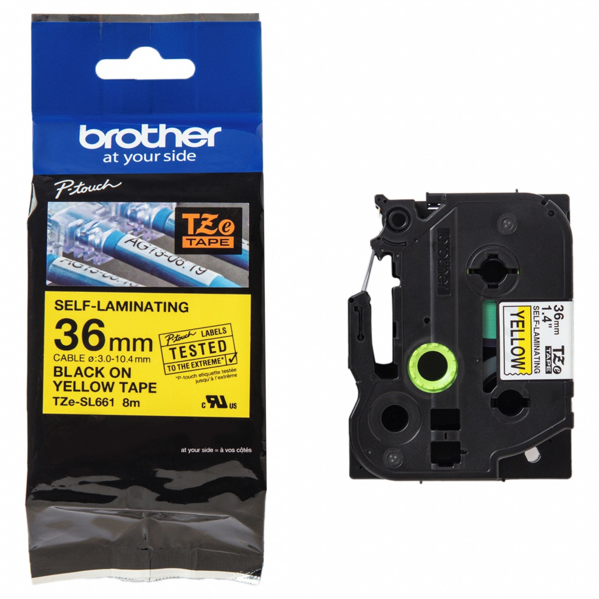 1 13/32 in x 1 13/32 in, 26 1/4 ft, Wraparound Label - 820F68|TZeSL661 ...