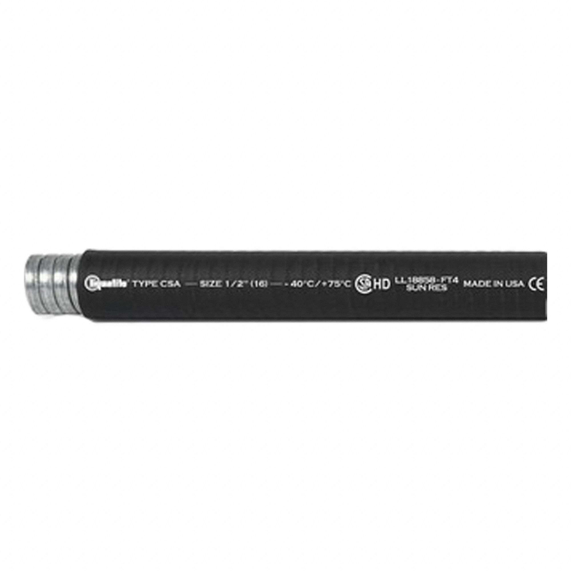 1 1/2 in Trade Size, Black, Conduit - 831AZ4|CSA-15-25 - Grainger