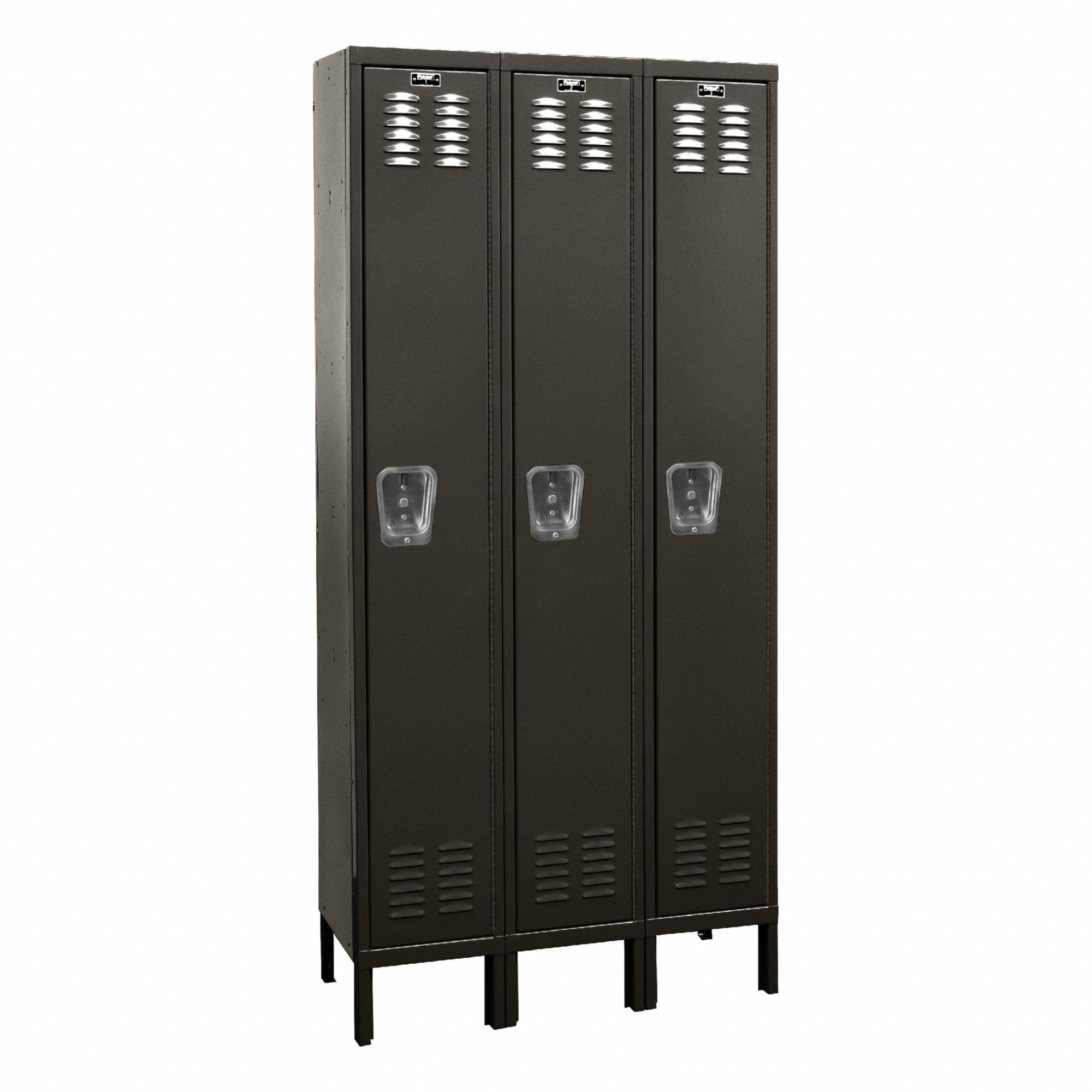 HALLOWELL, 12 in x 18 in x 78 in, Louvered, Locker - 882H41|U3288-1ME ...