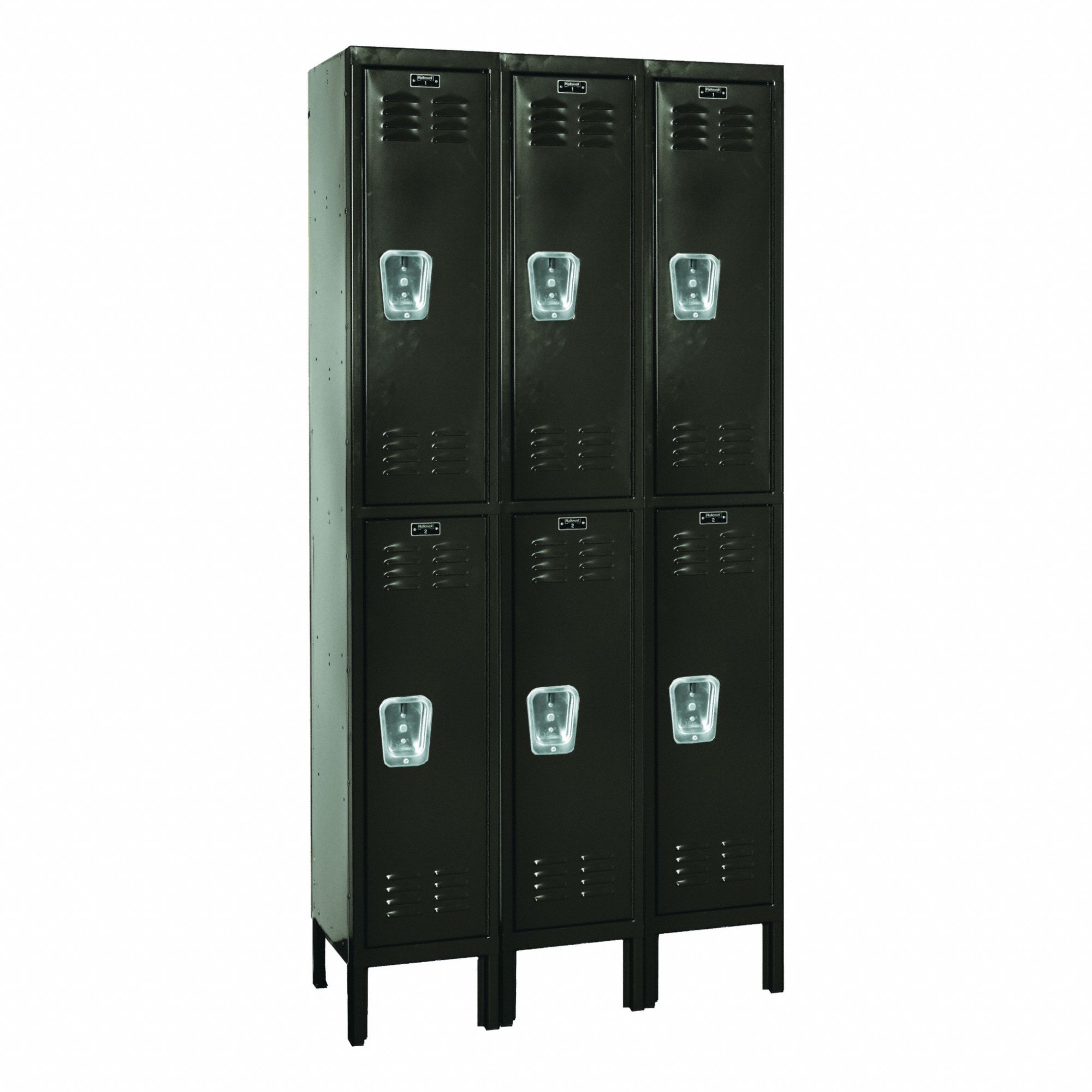 HALLOWELL, 12 in x 18 in x 78 in, Louvered, Locker - 882H45|U3288-2ME ...