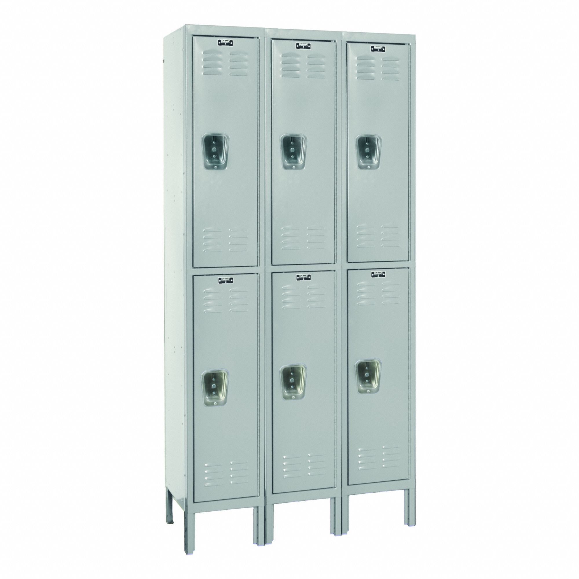 HALLOWELL, 12 in x 18 in x 78 in, Louvered, Locker - 882H44|U3288-2A-PL ...