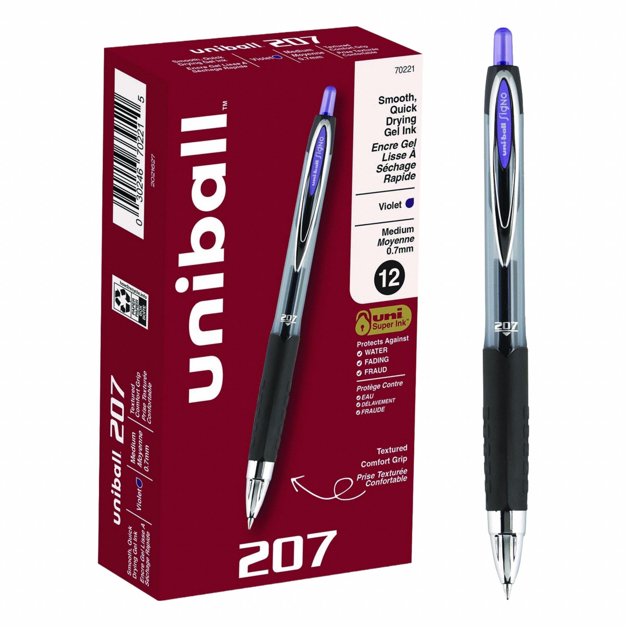 UNI-BALL, 12, PK, Pens - 381GV4|70221 - Grainger