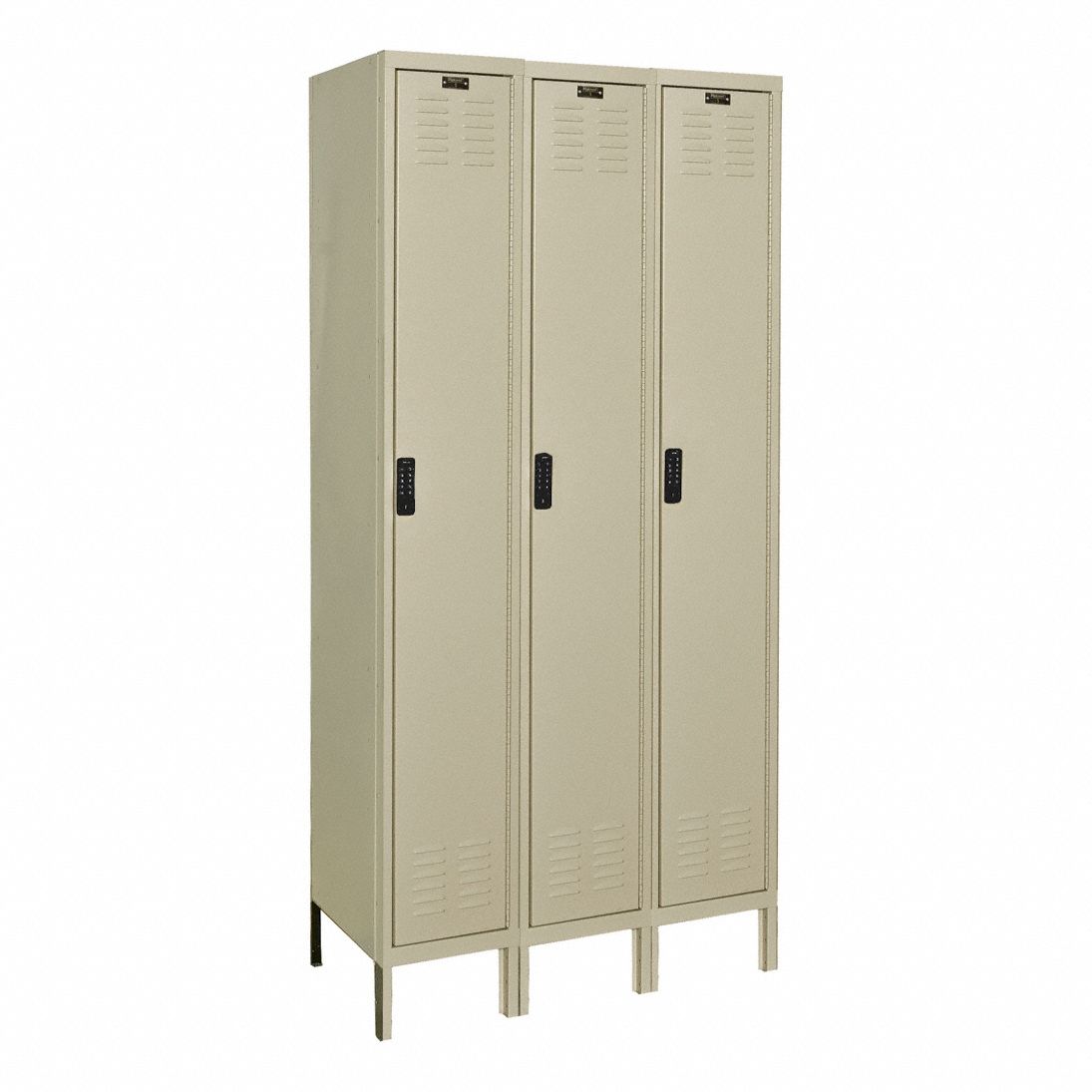 HALLOWELL, 36 in x 18 in x 78 in, Louvered, Wardrobe Locker - 2PGR1 ...