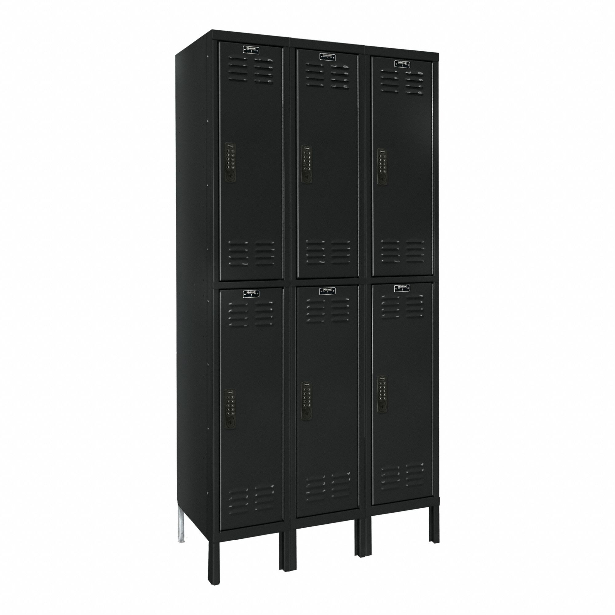 HALLOWELL, 12 in x 18 in x 78 in, Louvered, Locker - 882HR7|UEL3288-2ME ...