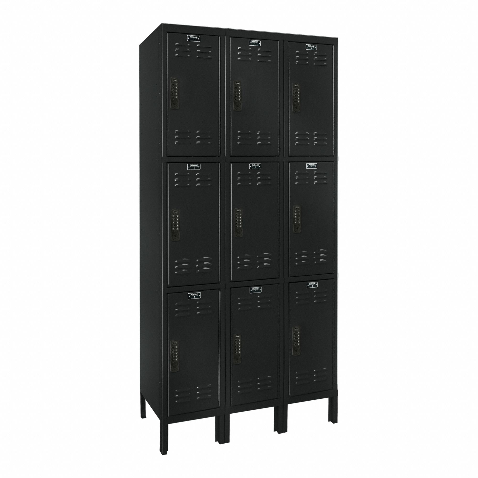 HALLOWELL, 12 in x 15 in x 24 in, Louvered, Locker - 882HP3|UEL3258-3A ...