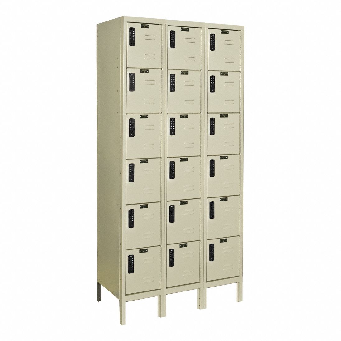 HALLOWELL, 36 in x 12 in x 78 in, 6 Tiers, Box Locker - 2PGT6|UEL3228 ...