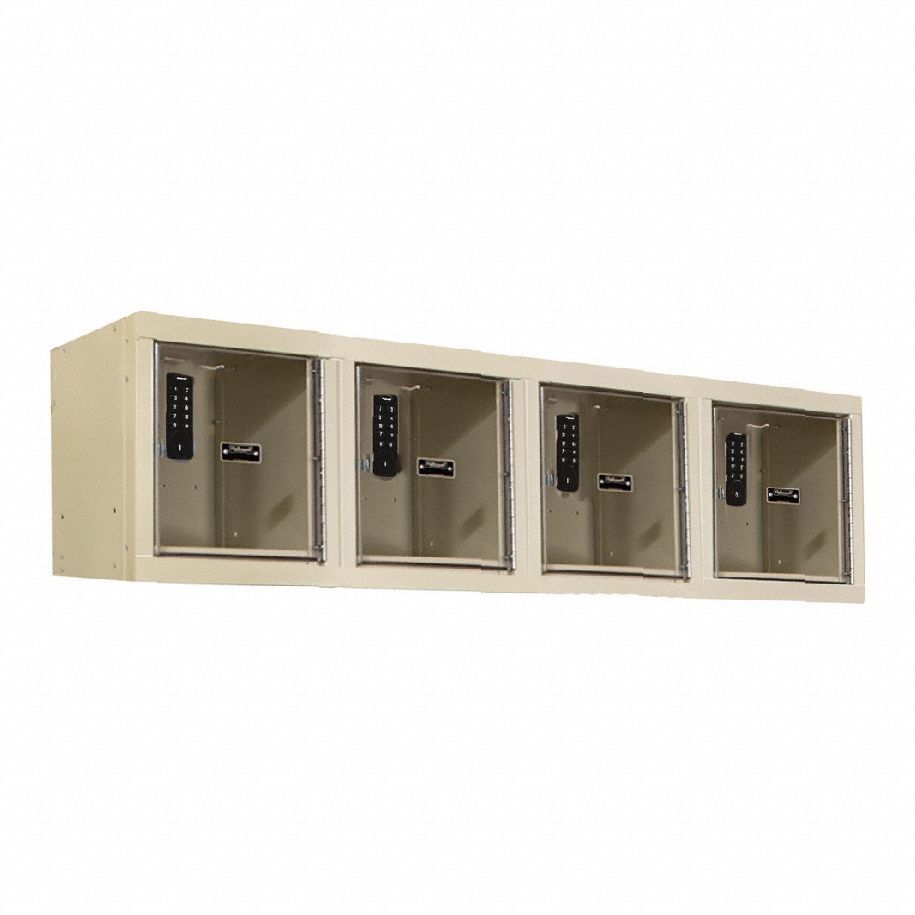 HALLOWELL, 12 in x 18 in x 14 3/4 in, 1 Tiers, Wall Mount Box Locker ...