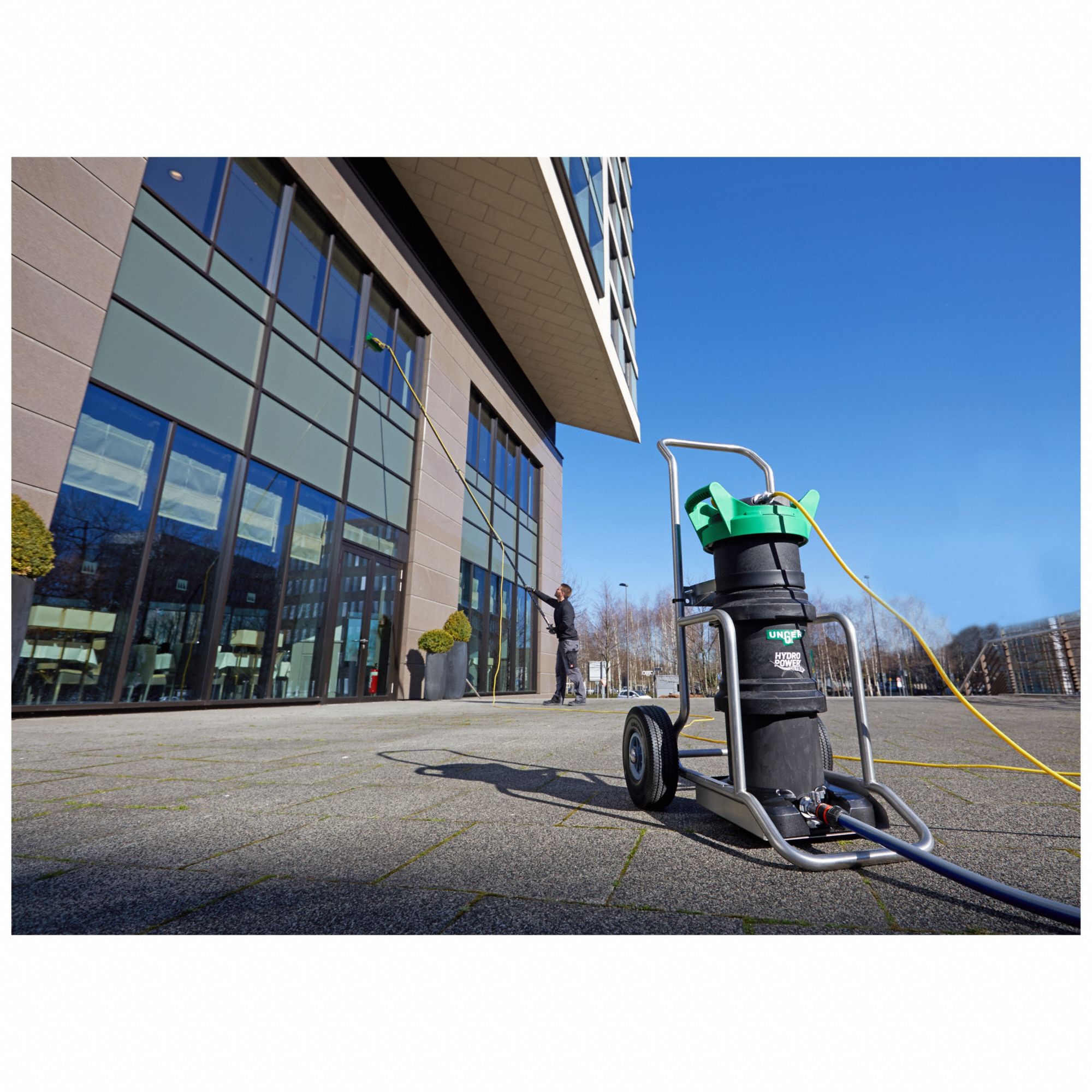 UNGER Water-Fed Window Cleaning System, Black - 801CH6|UHPK4 - Grainger