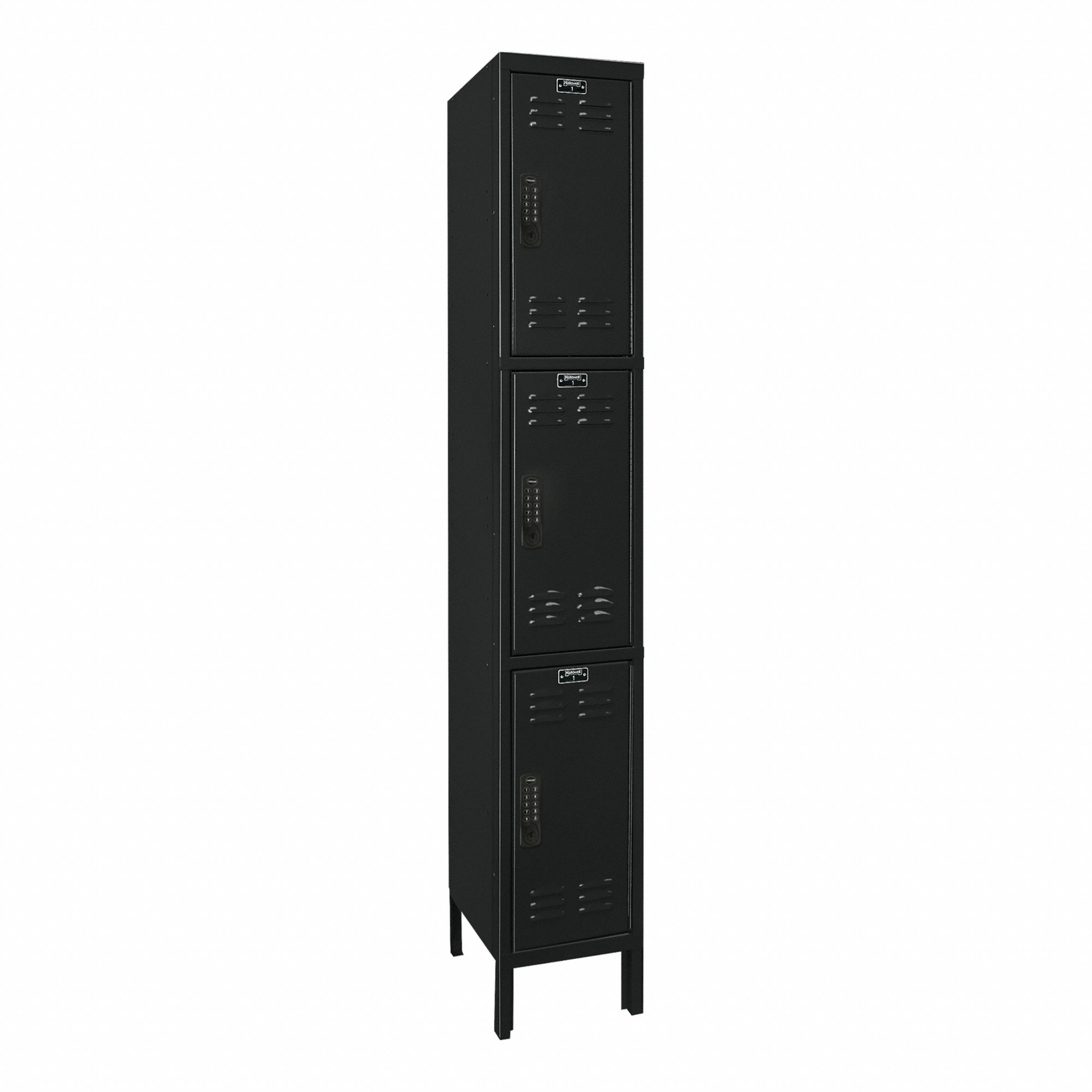HALLOWELL, 12 in x 18 in x 78 in, Louvered, Locker - 882HL3|UEL1288-3ME ...