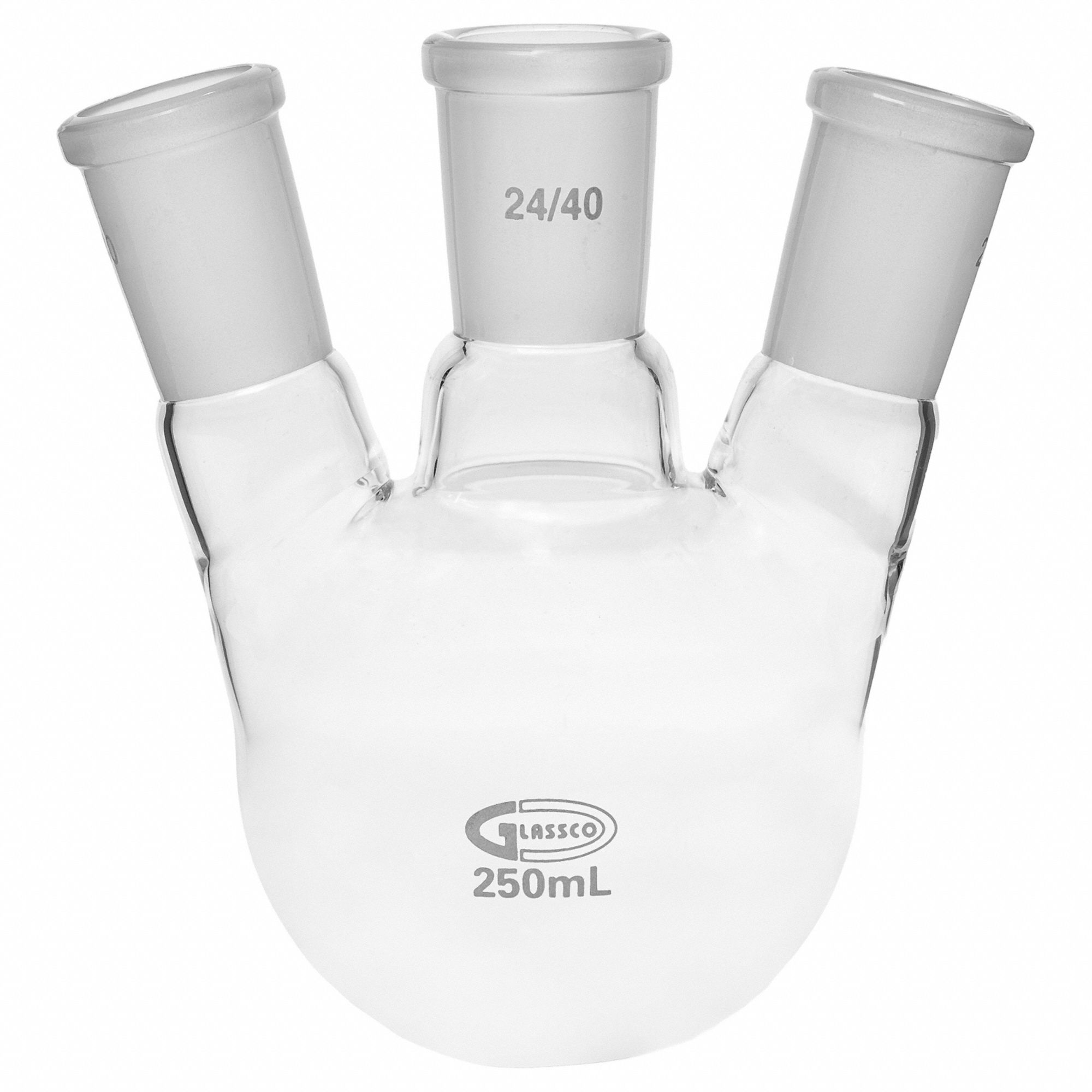 Borosilicate Glass, 250 mL Capacity - mL, Boiling Flask - 811J51 ...