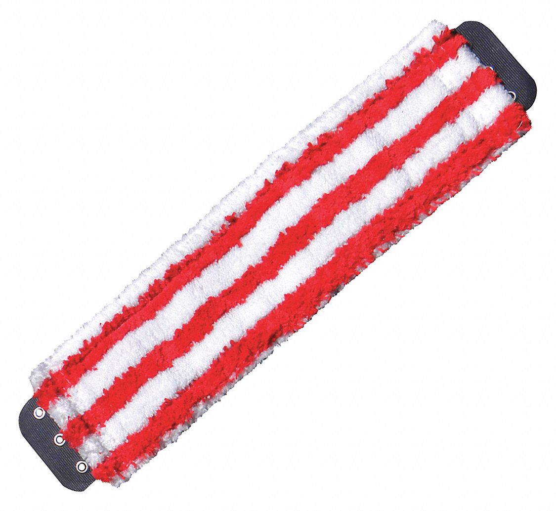 UNGER MOP PAD,RED,MICROFIBER,CA5 - Flat Mops - UNGMD40R | MD40R ...