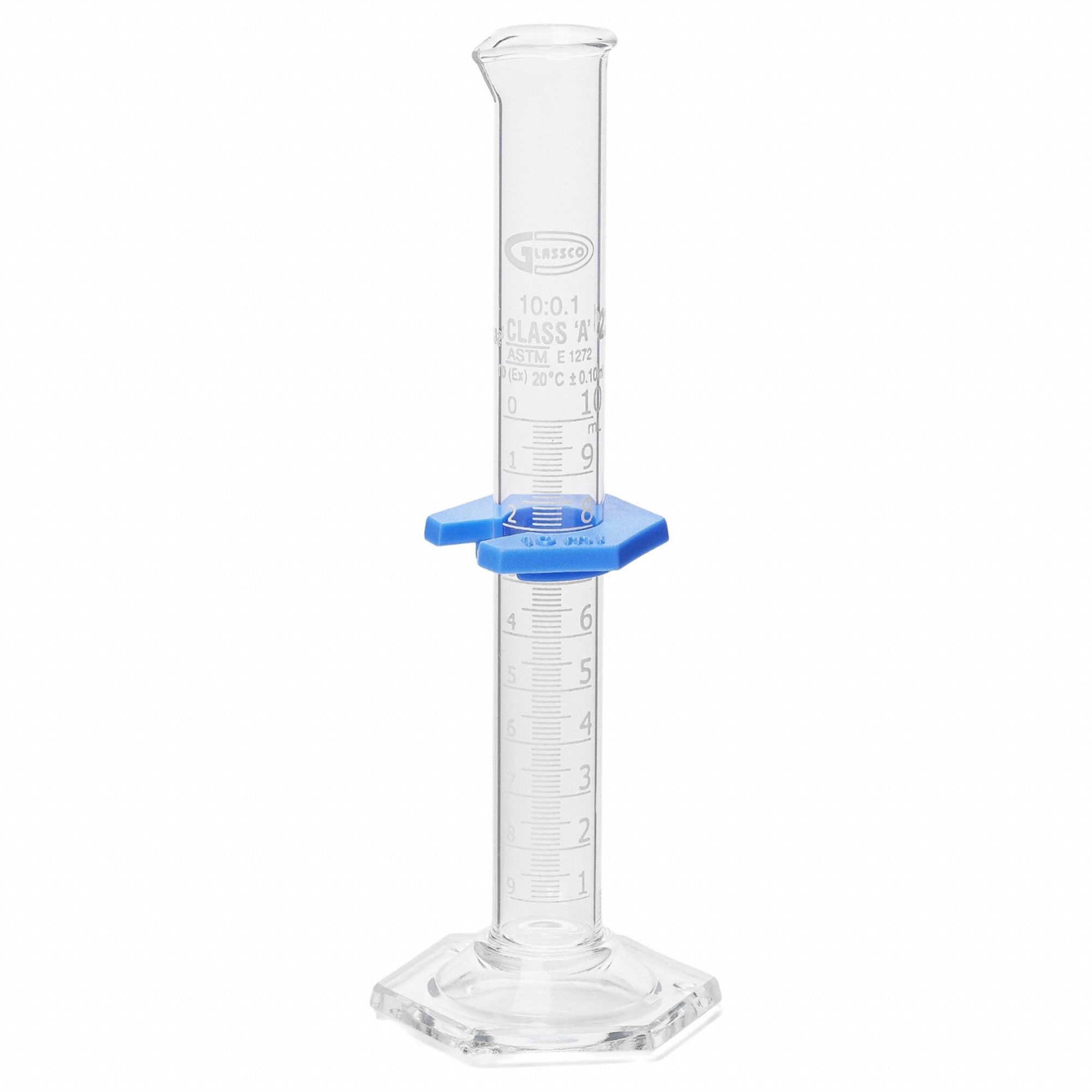 Borosilicate Glass, 10 mL Capacity - mL, Graduated Cylinder - 811J56 ...