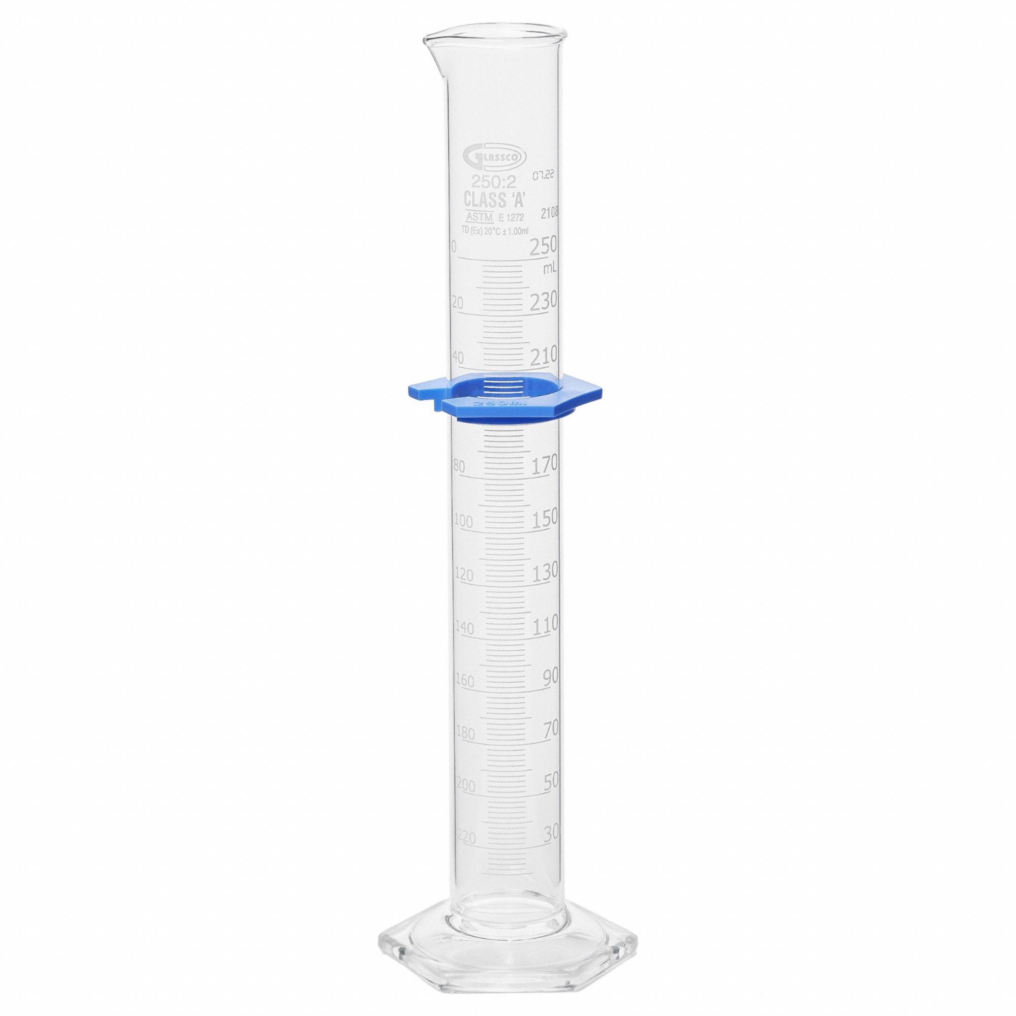 Borosilicate Glass, 100 mL Capacity - mL, Graduated Cylinder - 811J57 ...