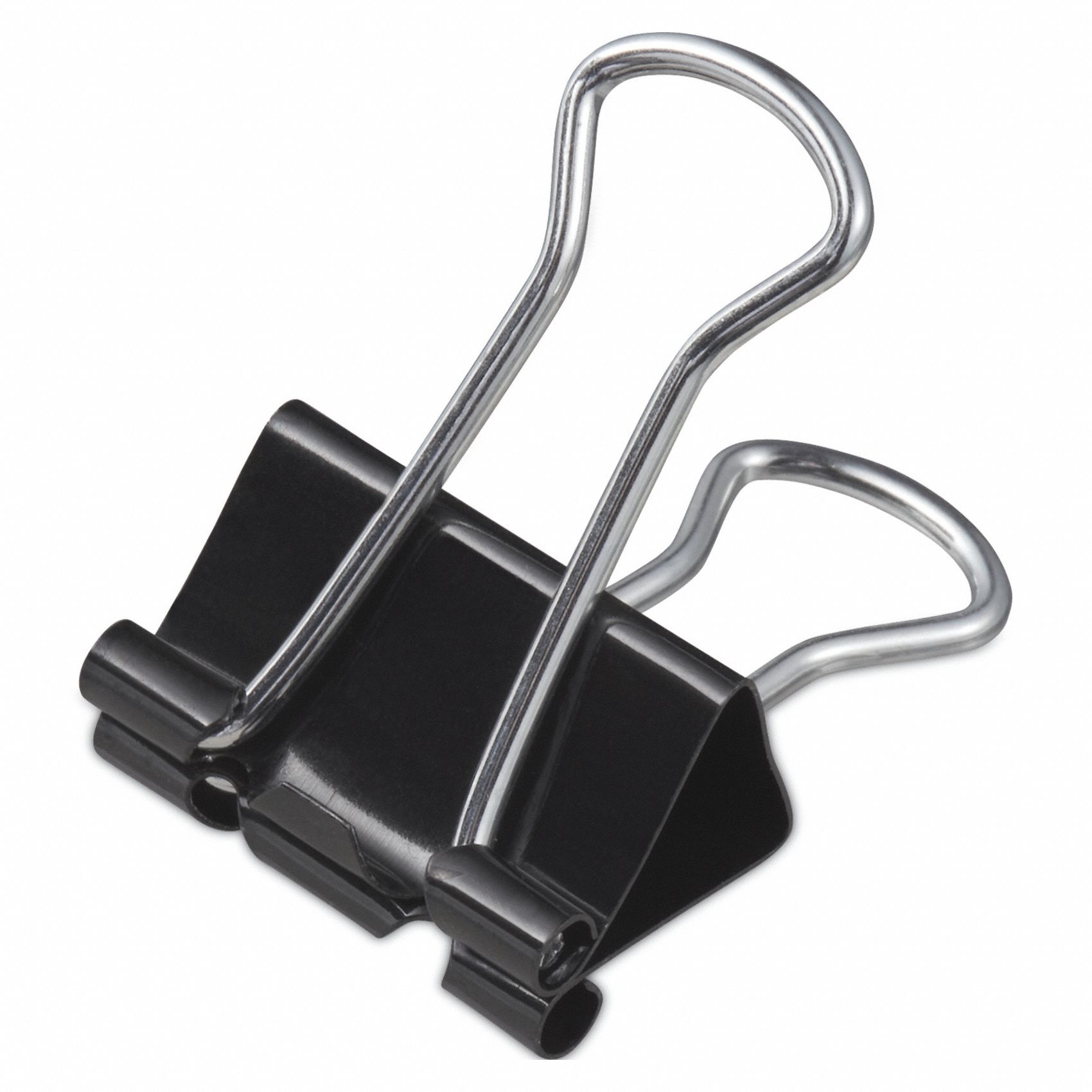 UNIVERSAL, Metal/Steel, Black, Binder Clip - 51LJ50|UNV10200 - Grainger