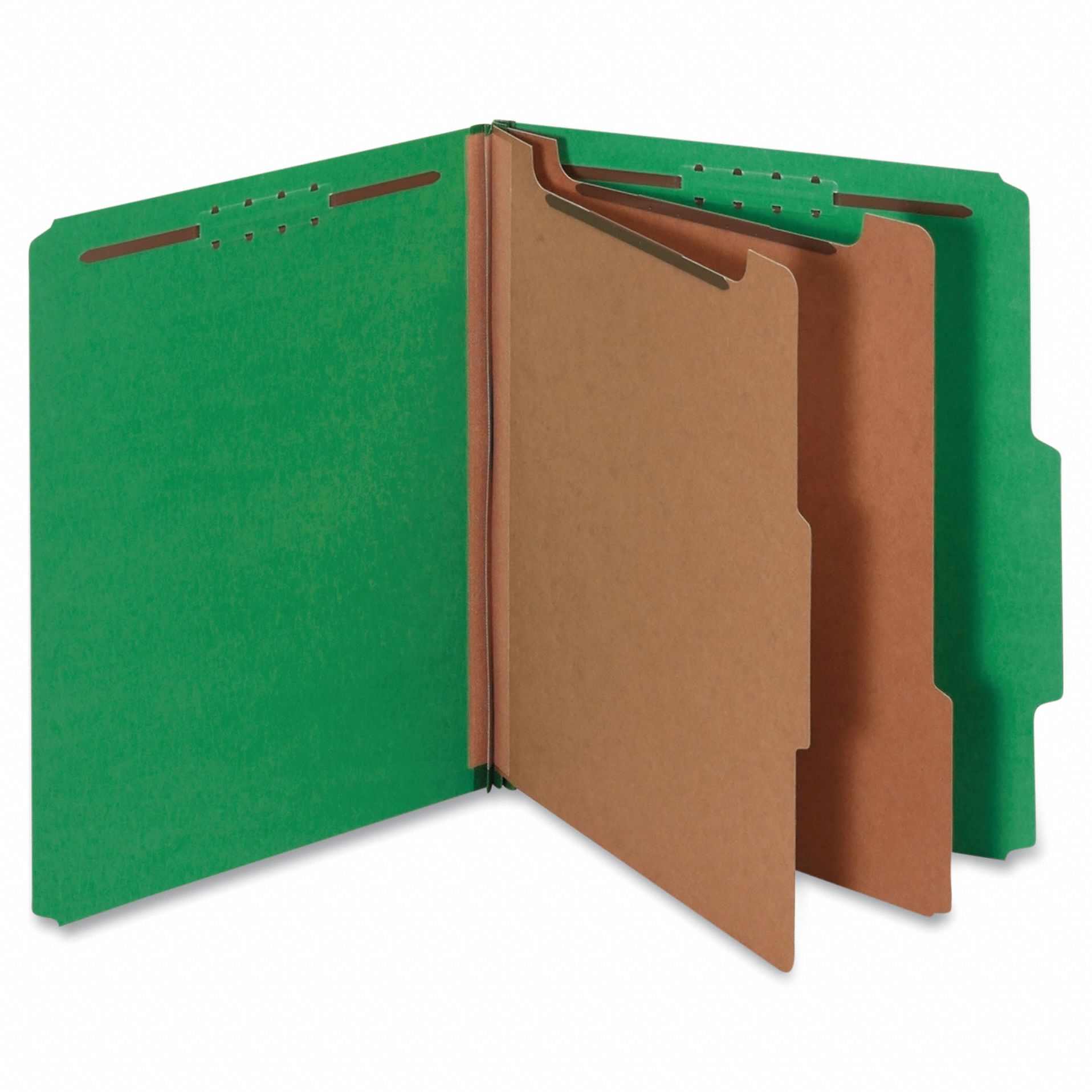 8 1/2 in Ht, Green, Classification File Folders - 43KP35|UNV10302 ...