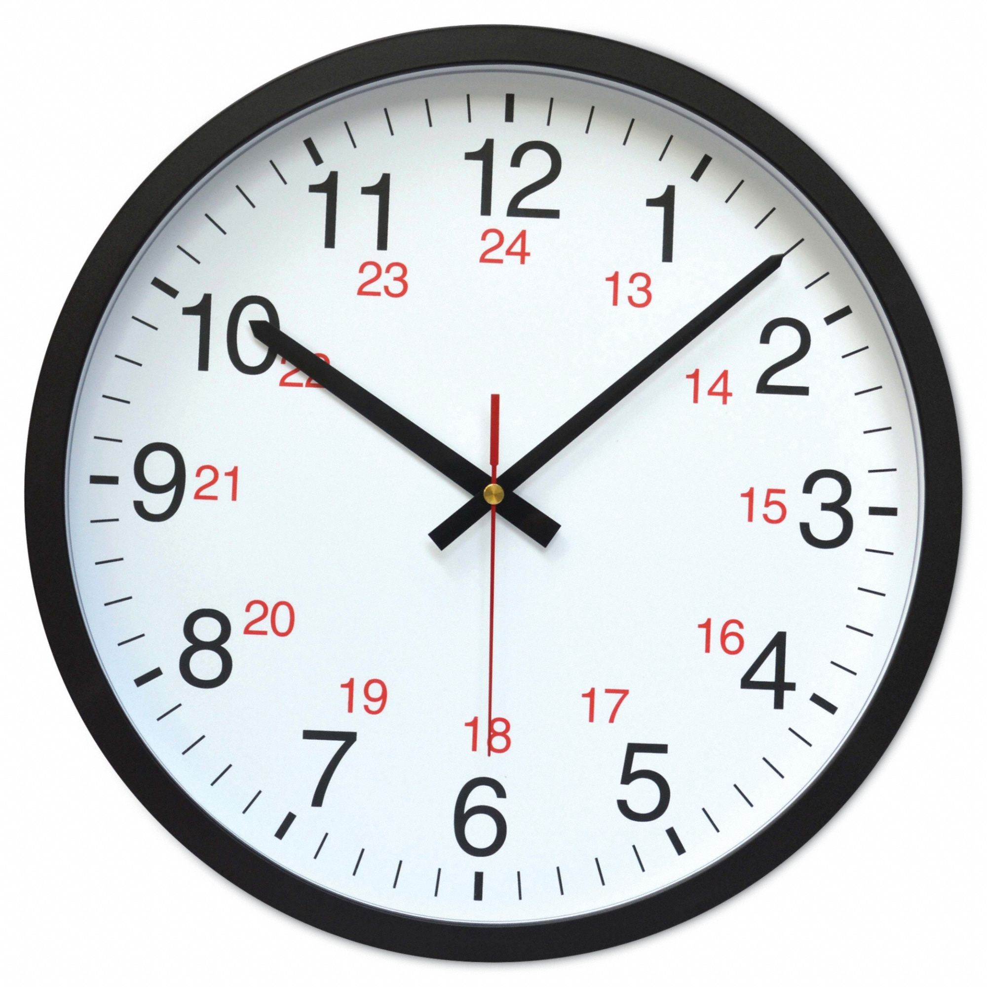 Quartz Movement, 12 in Dia, Analog Clock - 43KN85|UNV10441 - Grainger