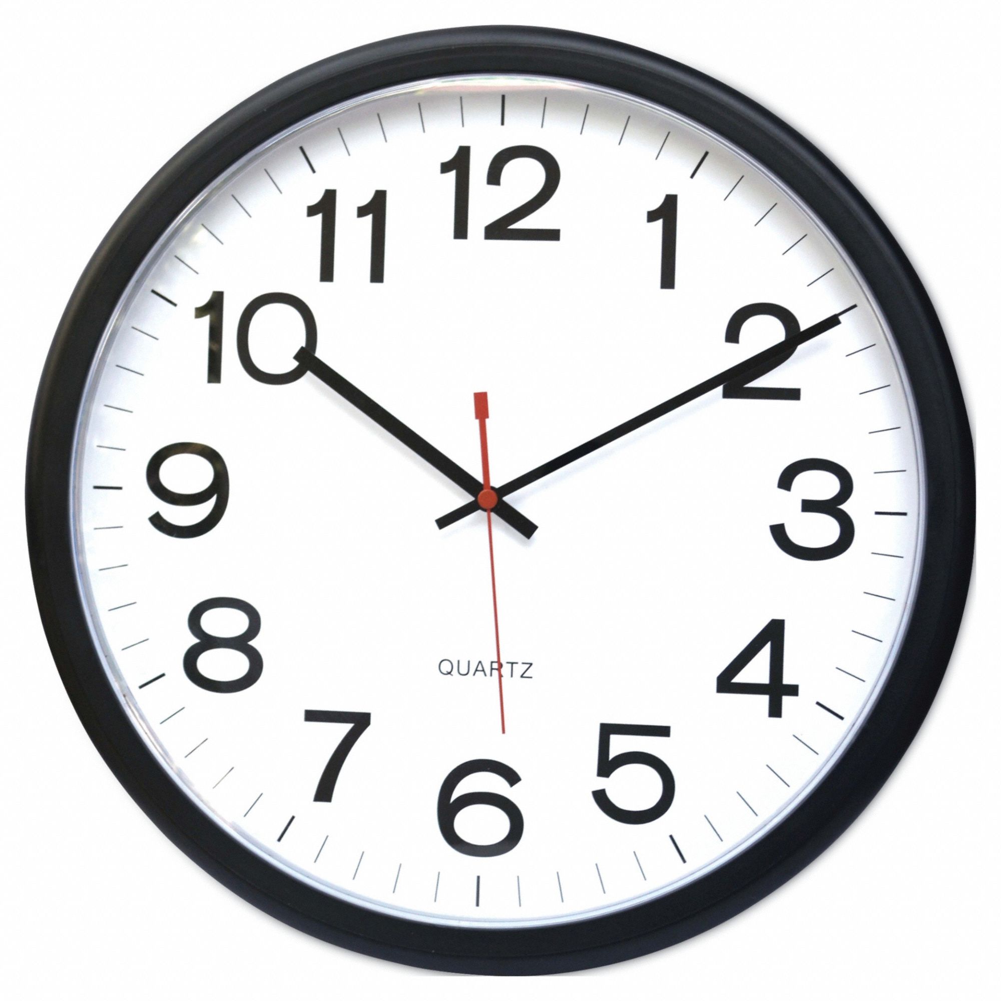 Quartz Movement, 12 in Dia, Analog Clock - 43KR30|UNV11381 - Grainger