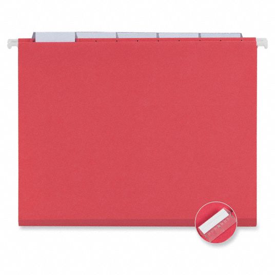 8 1/2 in Ht, 11 in Wd, Hanging File Folders - 6XWC9|UNV14118 - Grainger