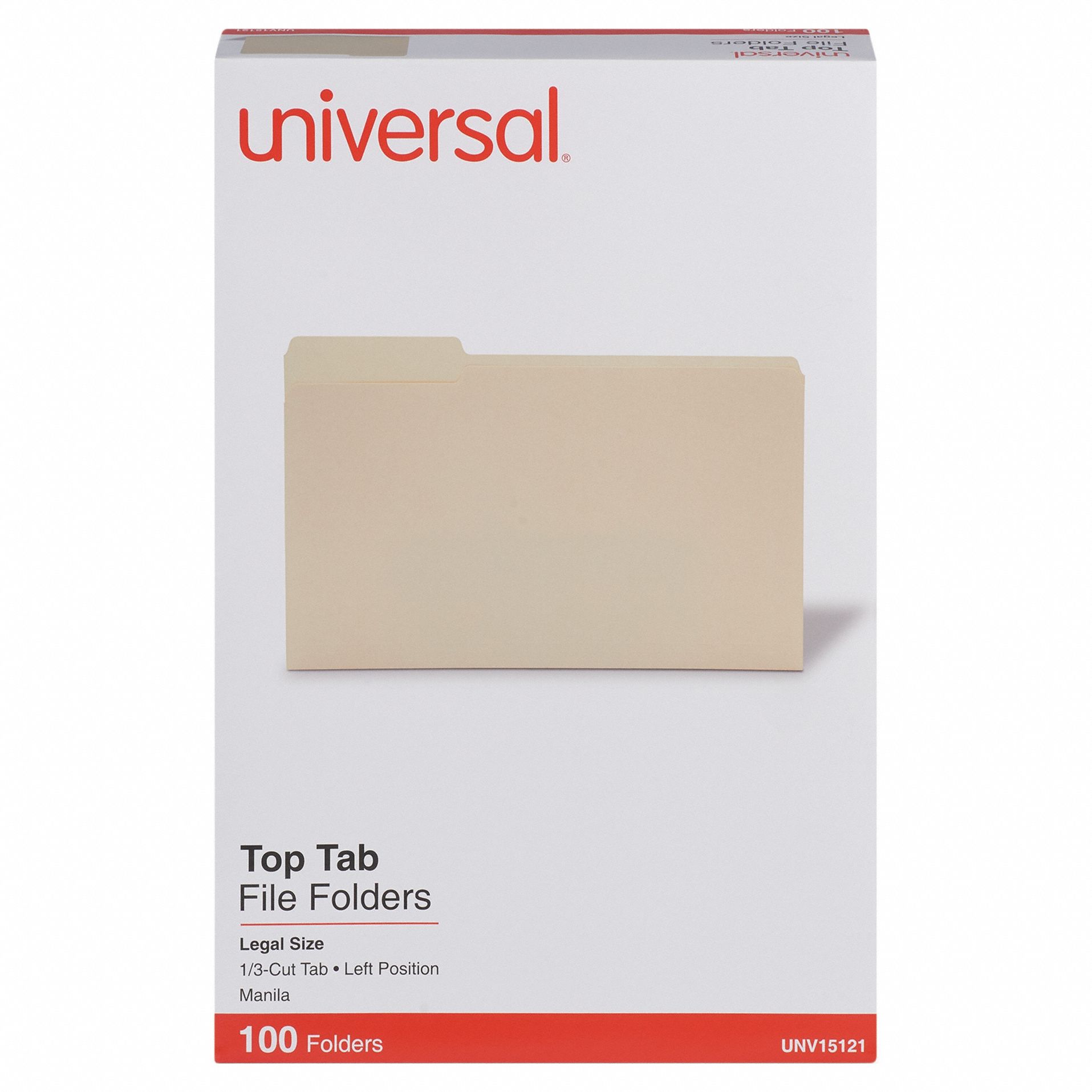 8 1/2 in Ht, 14 in Wd, File Folders - 45HC53|UNV15121 - Grainger