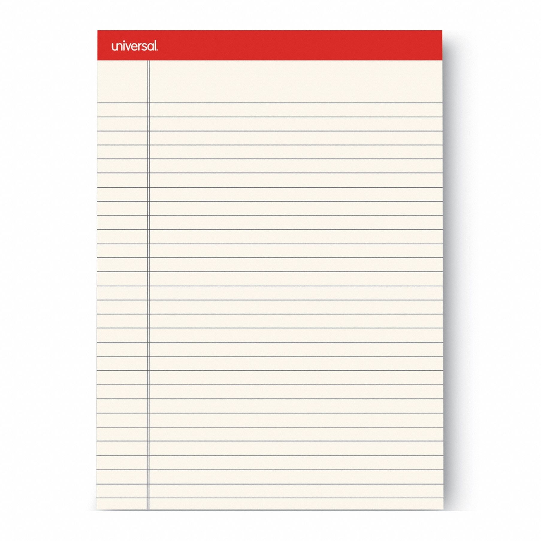 UNIVERSAL, 8-1/2 in x 11 in Sheet Size, Legal, Notepad - 35X107 ...