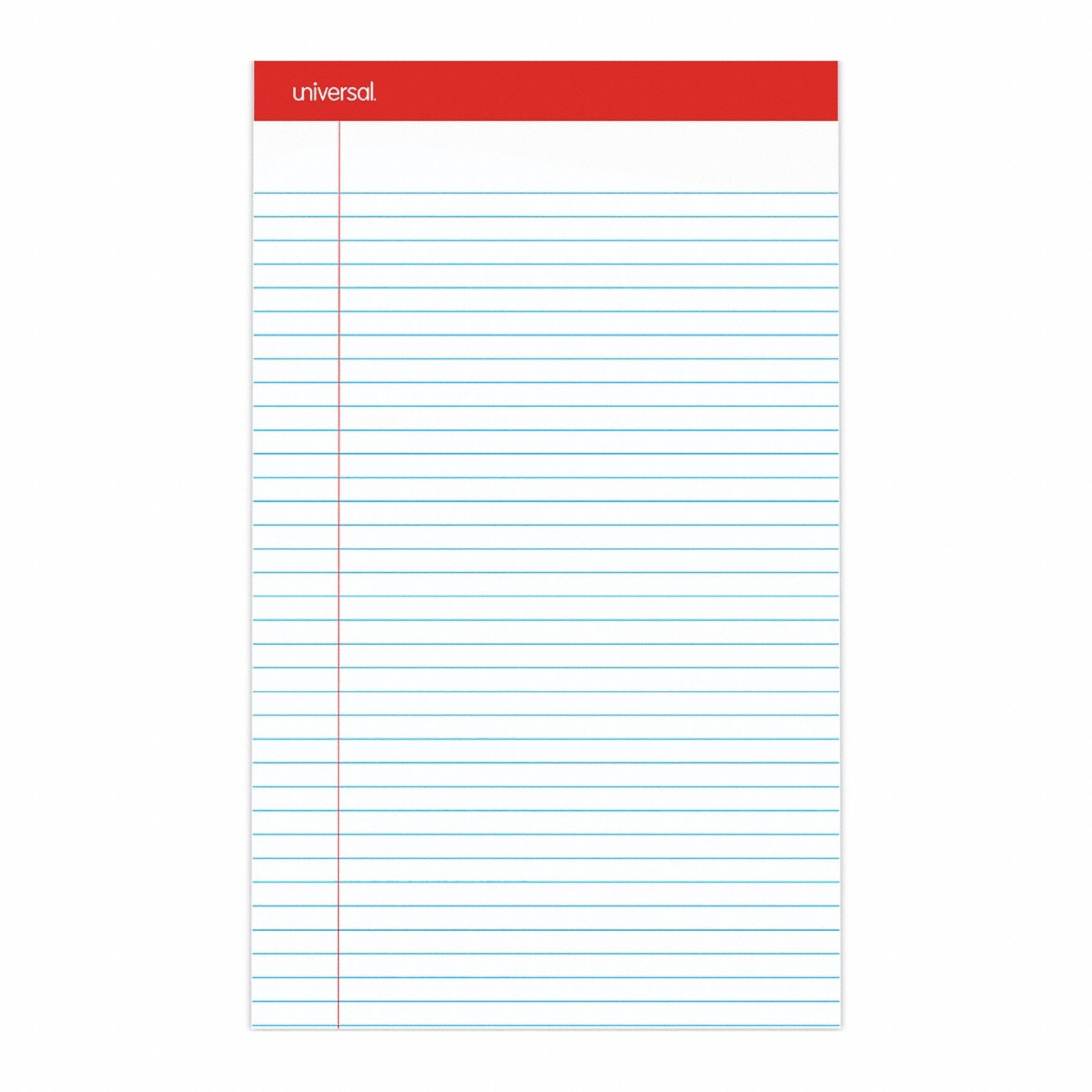 UNIVERSAL, 8-1/2 in x 14 in Sheet Size, Legal, Notepad - 35X113 ...