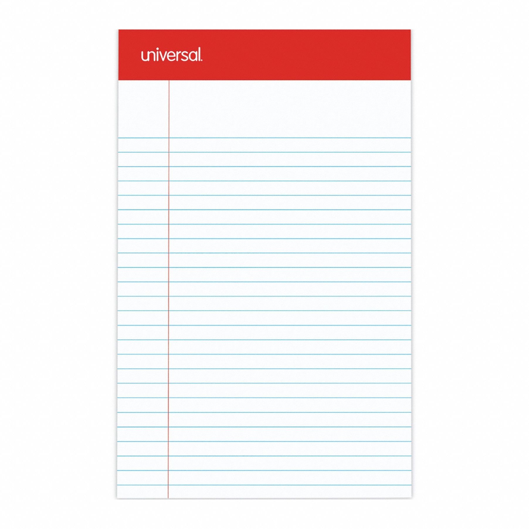 UNIVERSAL, 5 in x 8 in Sheet Size, Narrow, Notepad - 35X118|UNV46300 ...