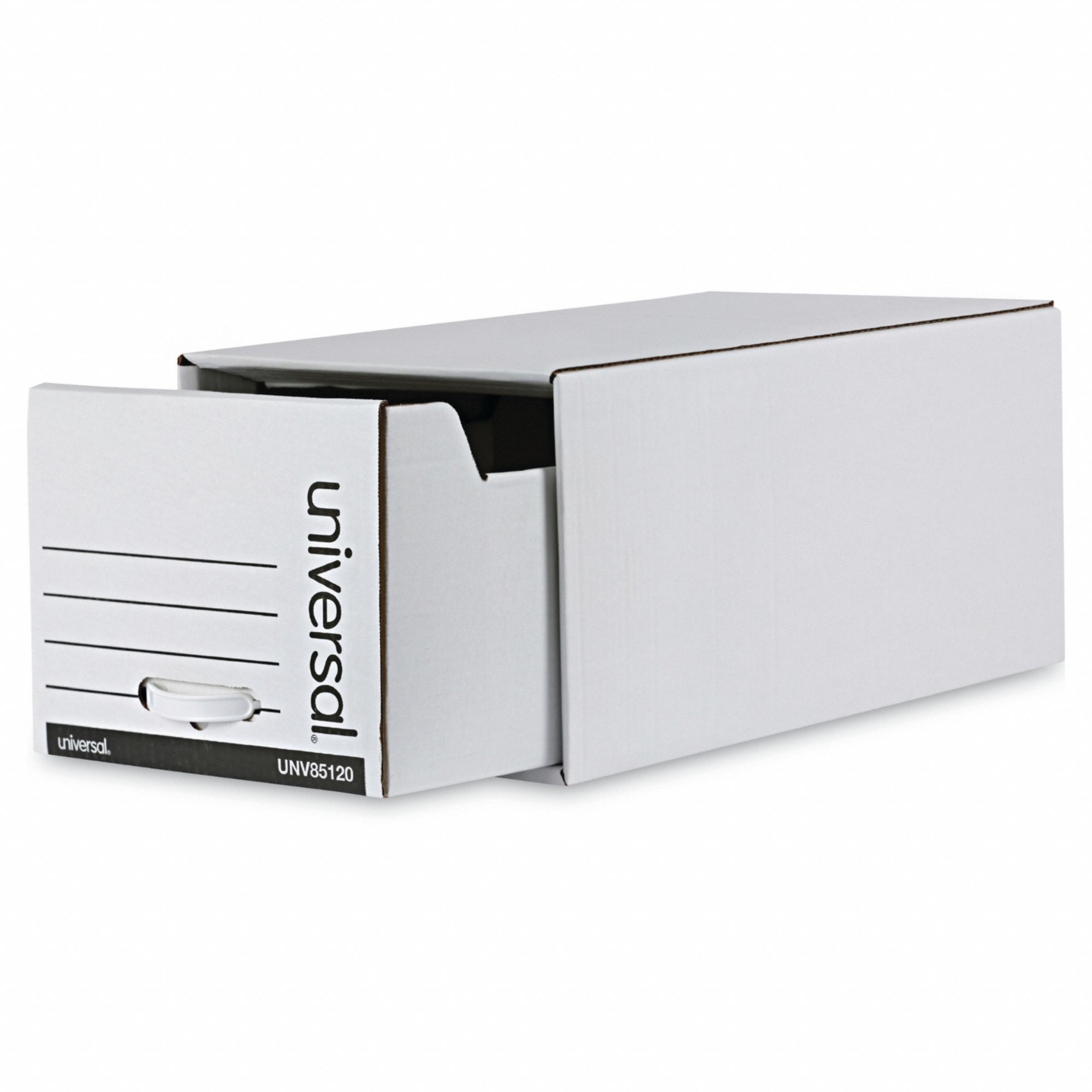 UNIVERSAL, Corrugated Fiberboard, Letter File Size, File Box - 43KT04 ...