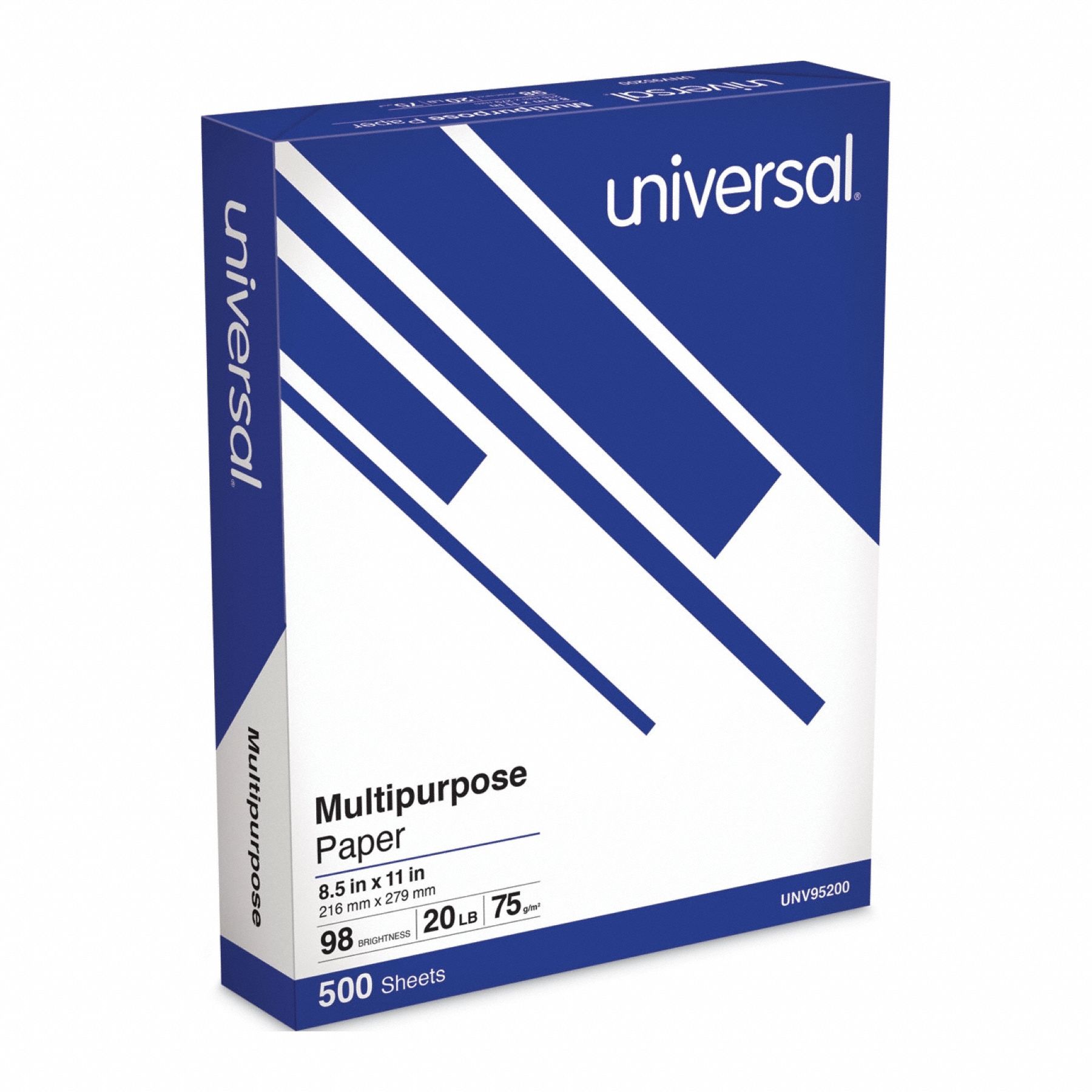UNIVERSAL ONE, Letter Paper Size Name, 20 lb Paper Wt, Multipurpose ...