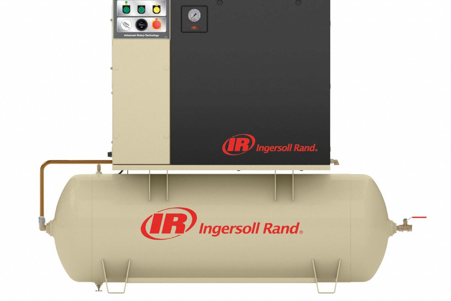 INGERSOLL RAND, Horizontal, 15 hp, Rotary Screw Air Compressor - 878HJ6 ...