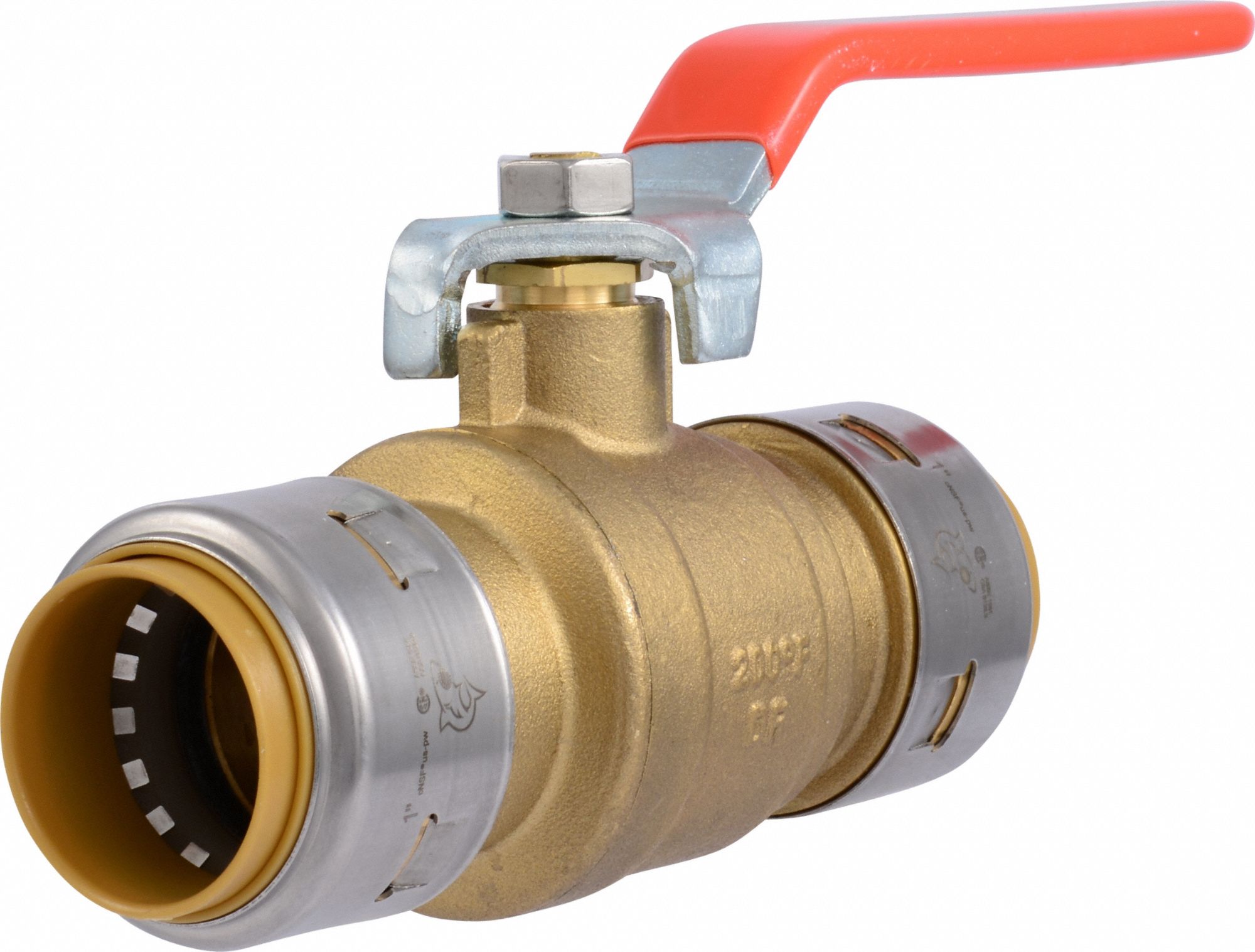 SHARKBITE, 1 in, Brass, Manual Two-Way Ball Valve - 878YL3|UR22223G ...
