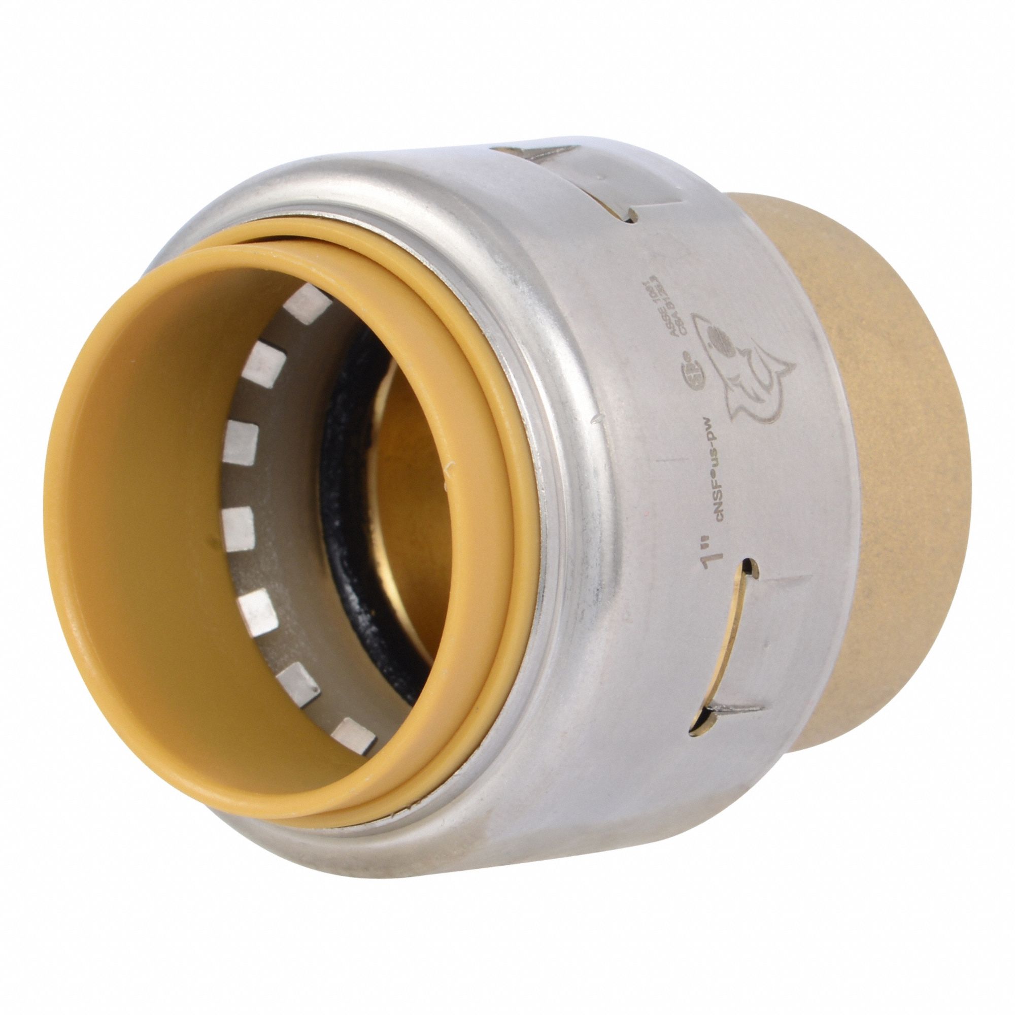 SHARKBITE MAX, Push-to-Connect, Brass, Push-Fit Cap - 898A63|UR520 ...