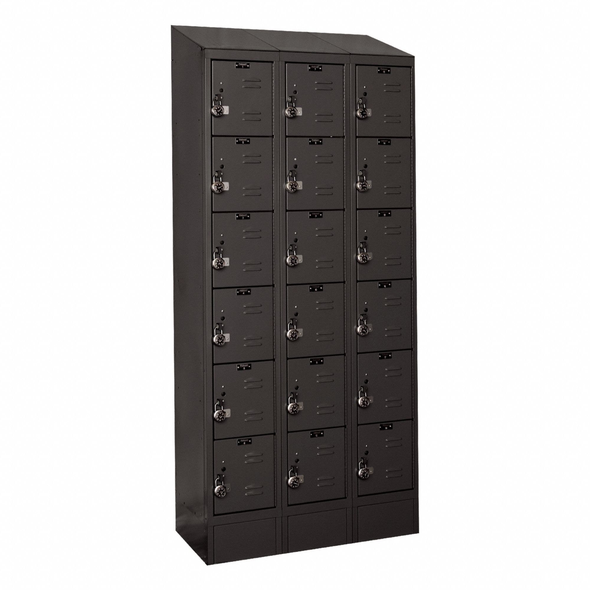 HALLOWELL, 12 in x 15 in x 78 in, 6 Tiers, Locker - 882HF1|URB3258-6ASB ...