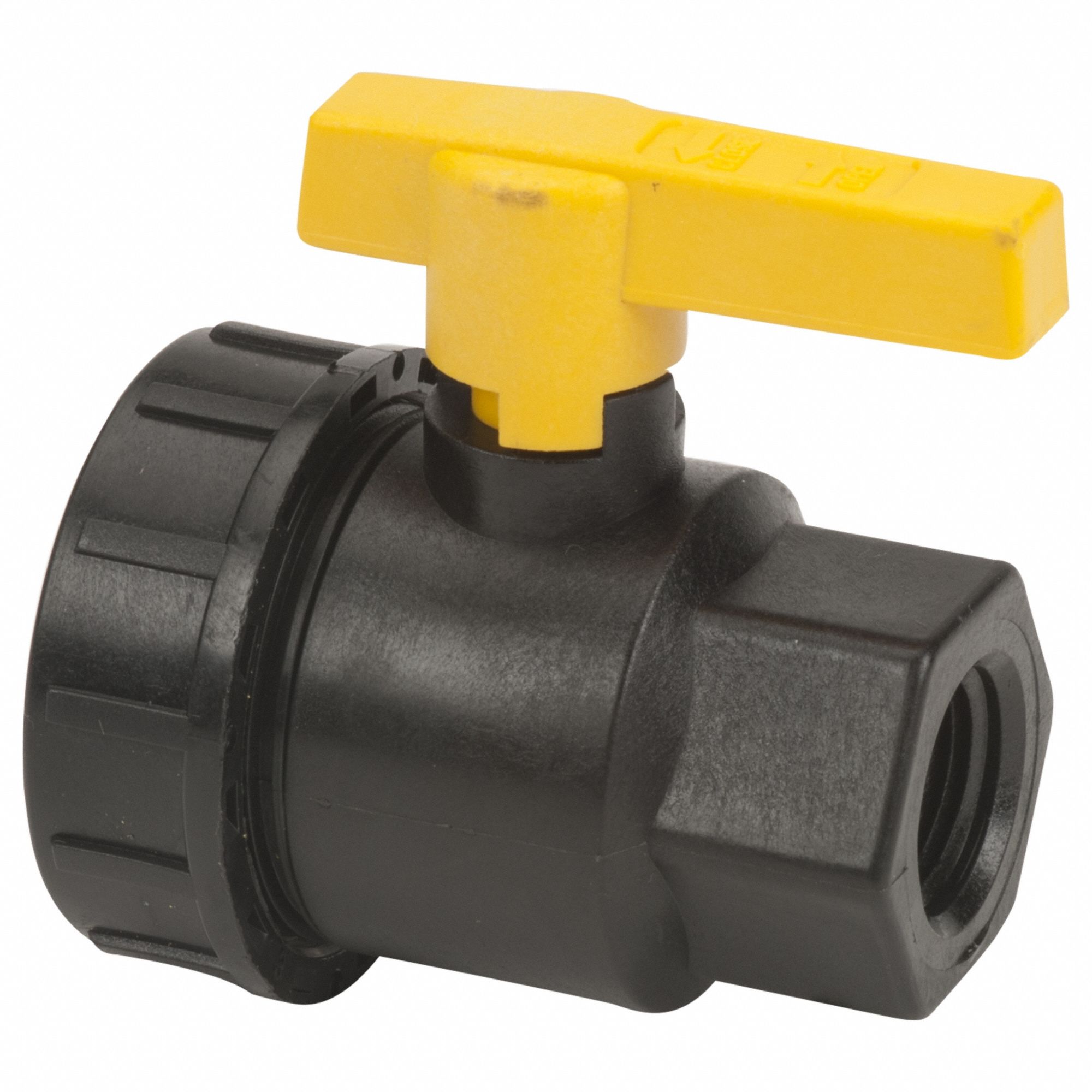 BANJO, 1/2 in, Polypropylene, Manual Two-Way Ball Valve - 803HZ1 ...