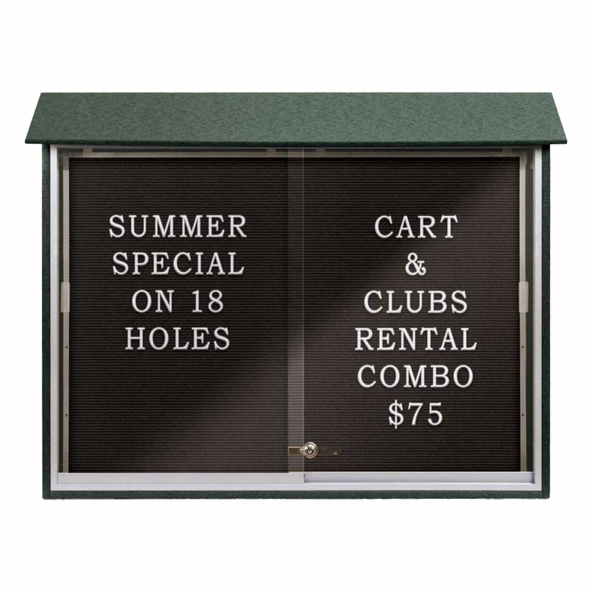 UNITED VISUAL PRODUCTS, Sliding Door, Acrylic/Aluminum, Enclosed ...